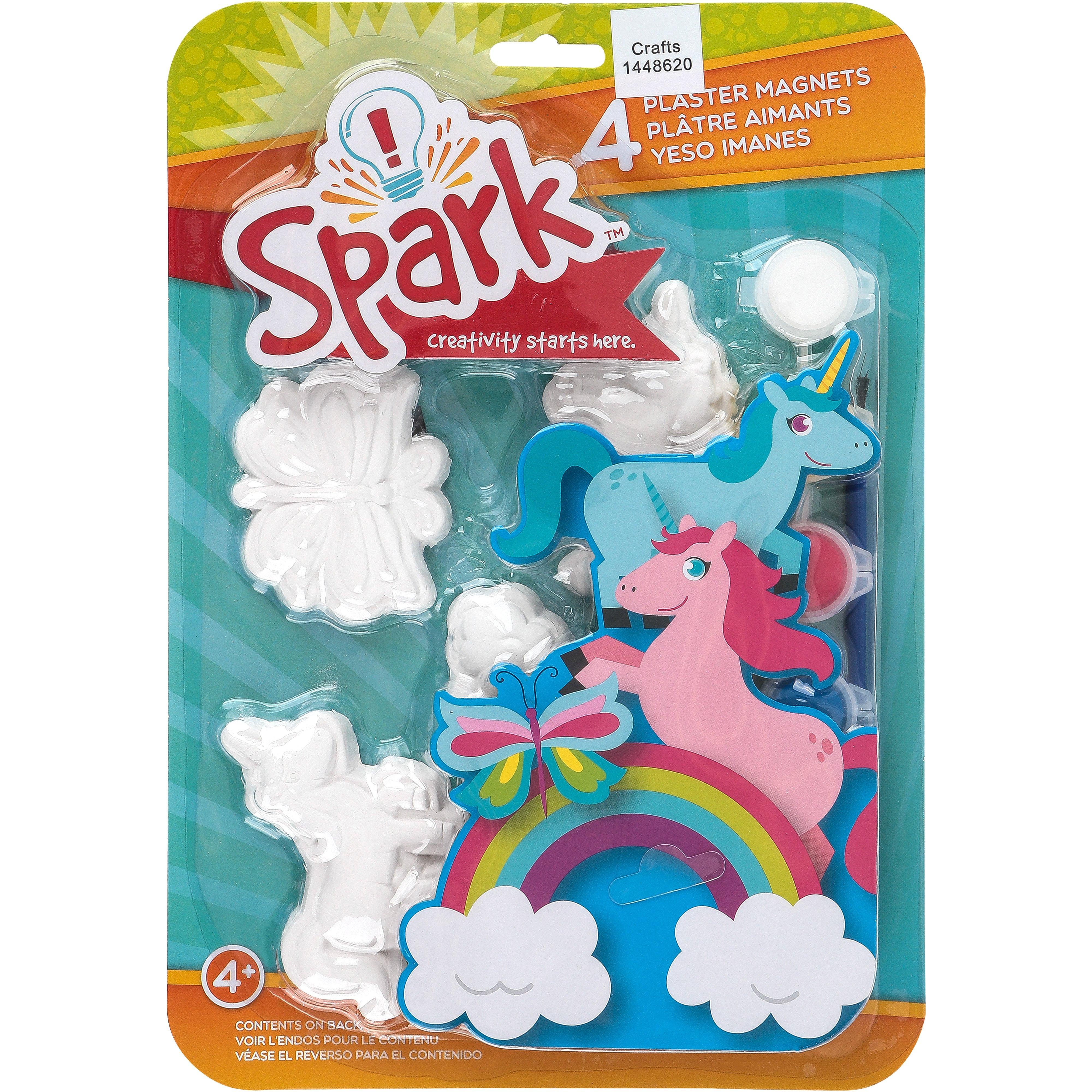 DIY Plaster Magnet Kit: Unicorns, Ages 4 & Up | Mardel | 4137949