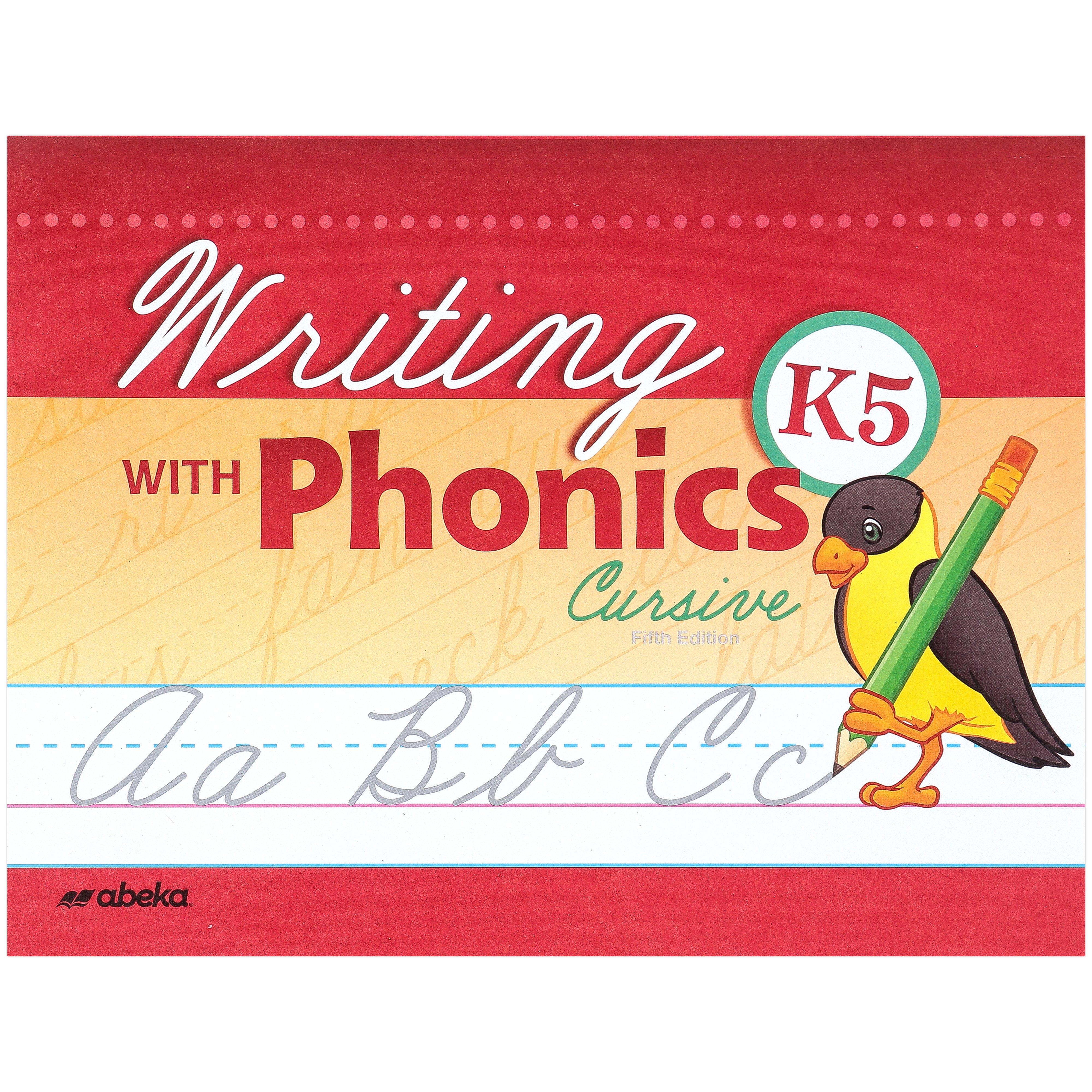 Abeka, Writing with Phonics: Cursive, 5th Edition, K5 | Mardel | 4145504