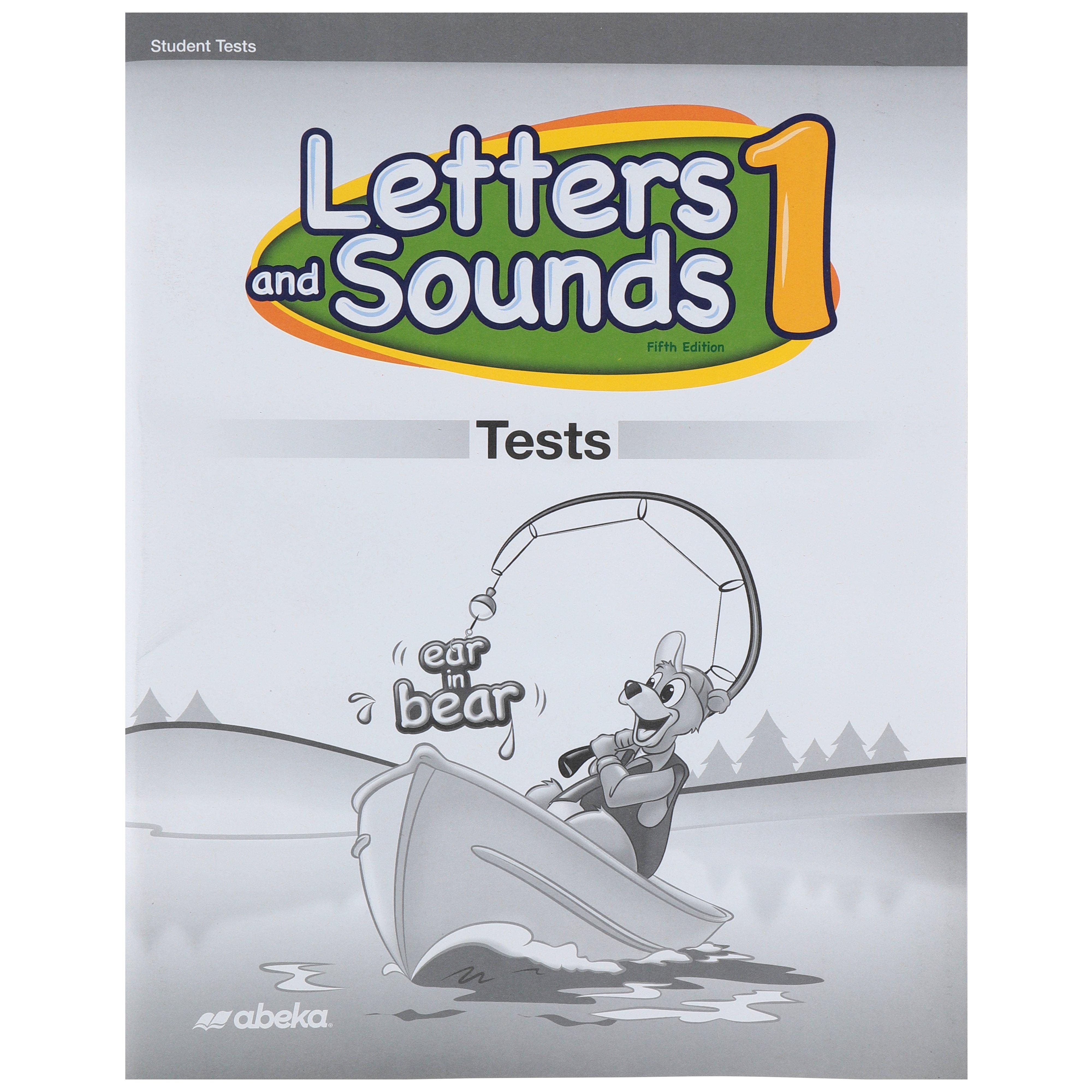 Abeka, Letters and Sounds 1 Test Book, 5th Edition, Grade 1 | Mardel ...