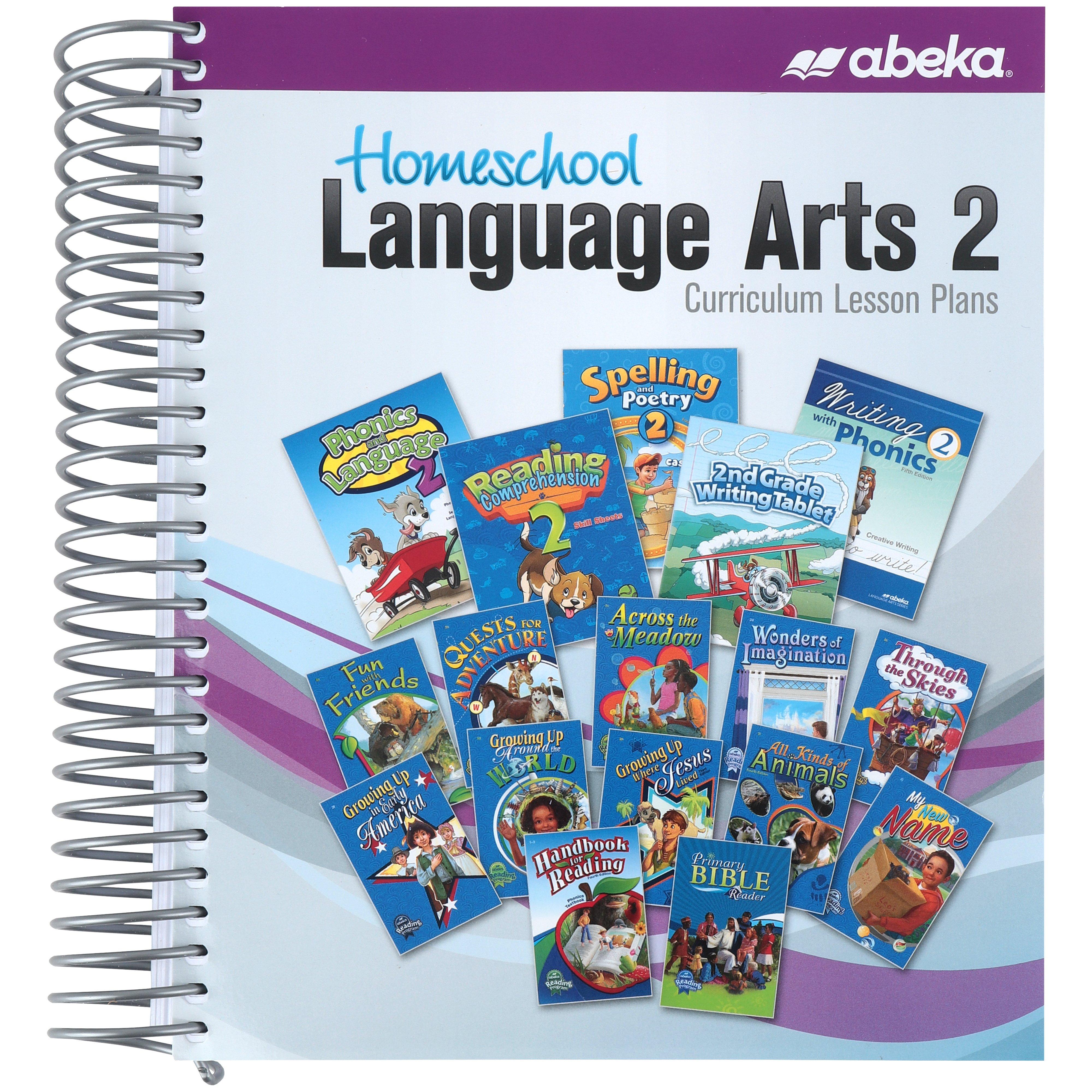 Abeka, Homeschool Language Arts 2 Curriculum Lesson Plans, Grade 2 ...