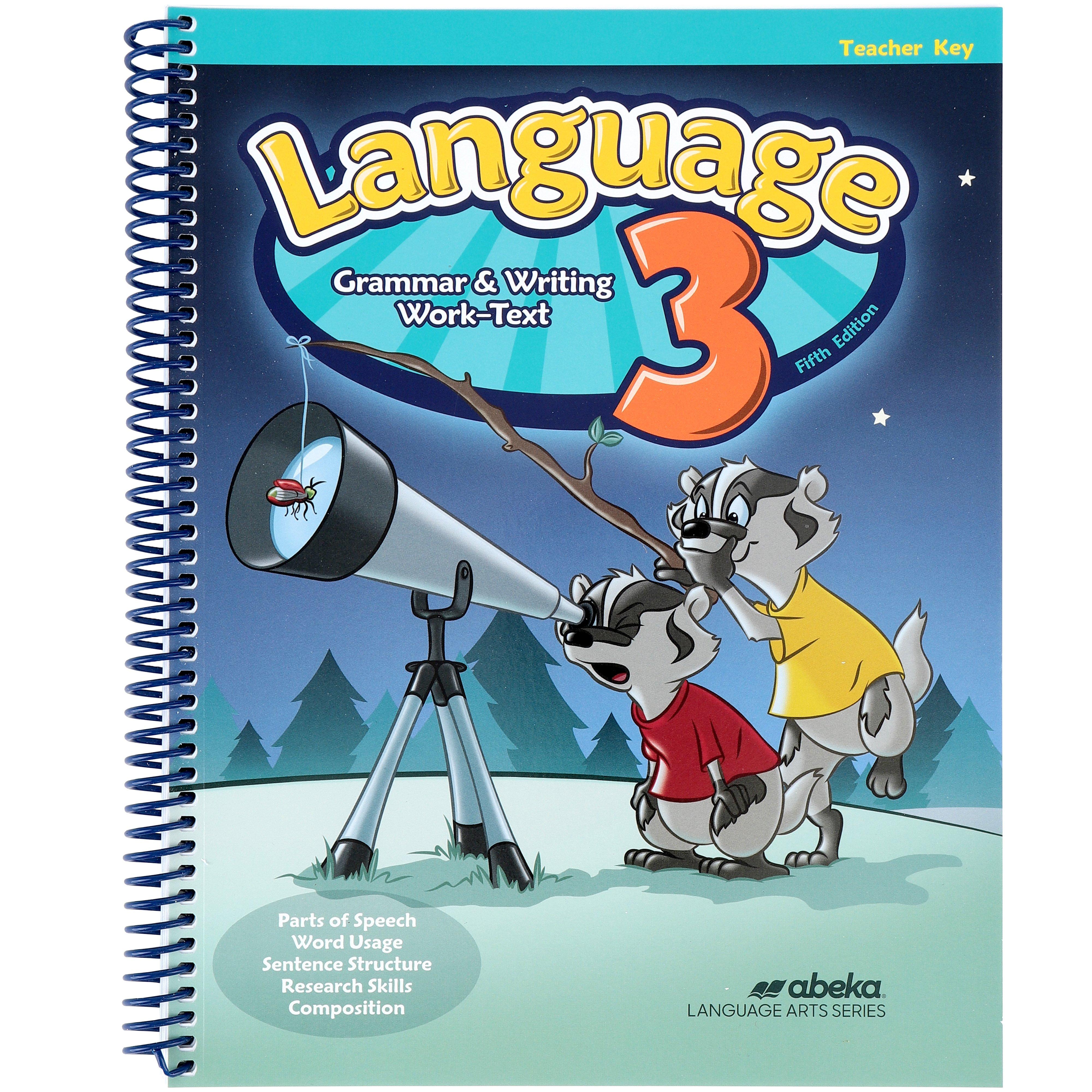 Abeka, Language 3 Teacher Key, 5th Edition, Grade 3 | Mardel | 4145892