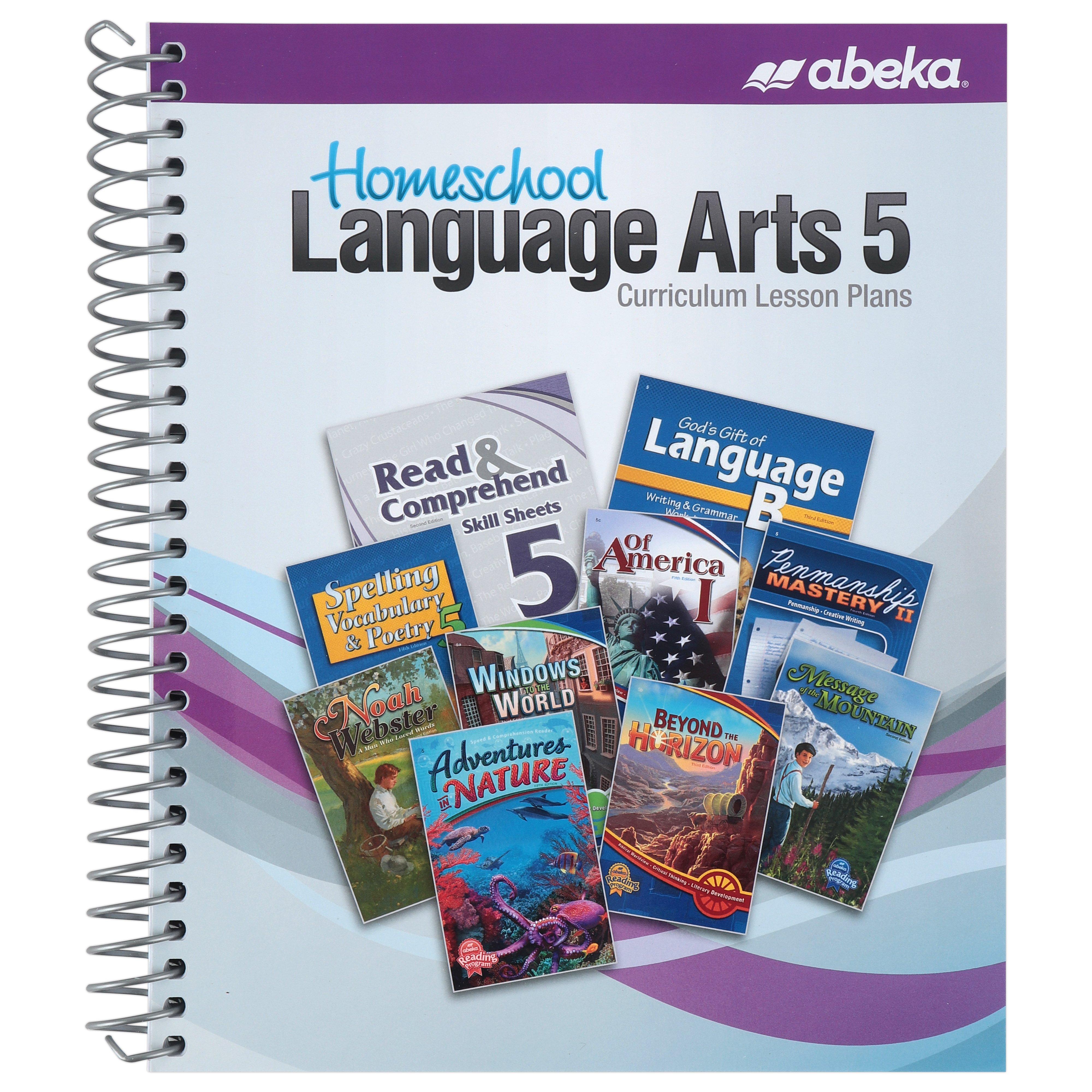 Abeka, Homeschool Language Arts 5 Curriculum Lesson Plans, Grade 5 ...