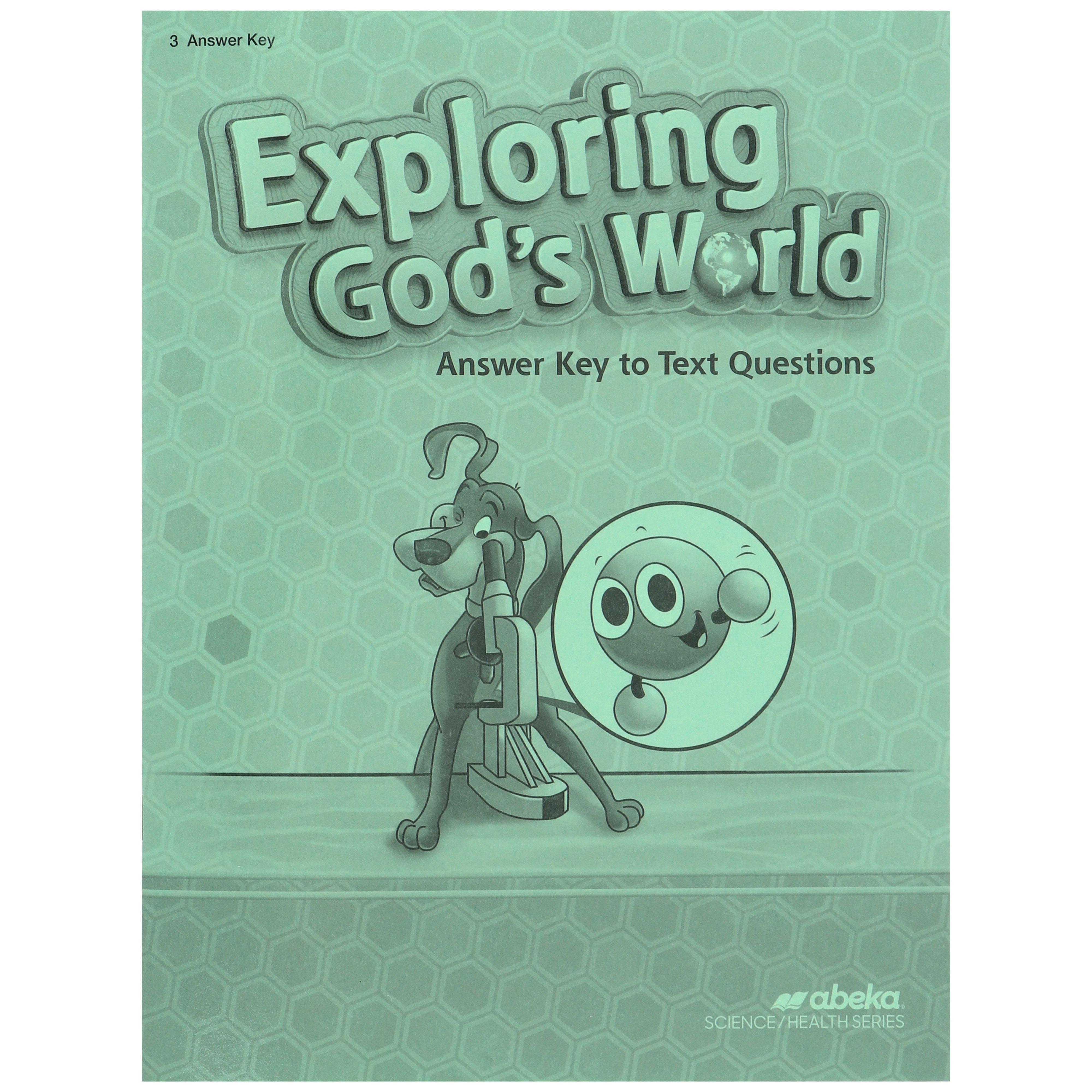 Abeka, Exploring God's World Answer Key, 5th Edition, Grade 3 | Mardel ...