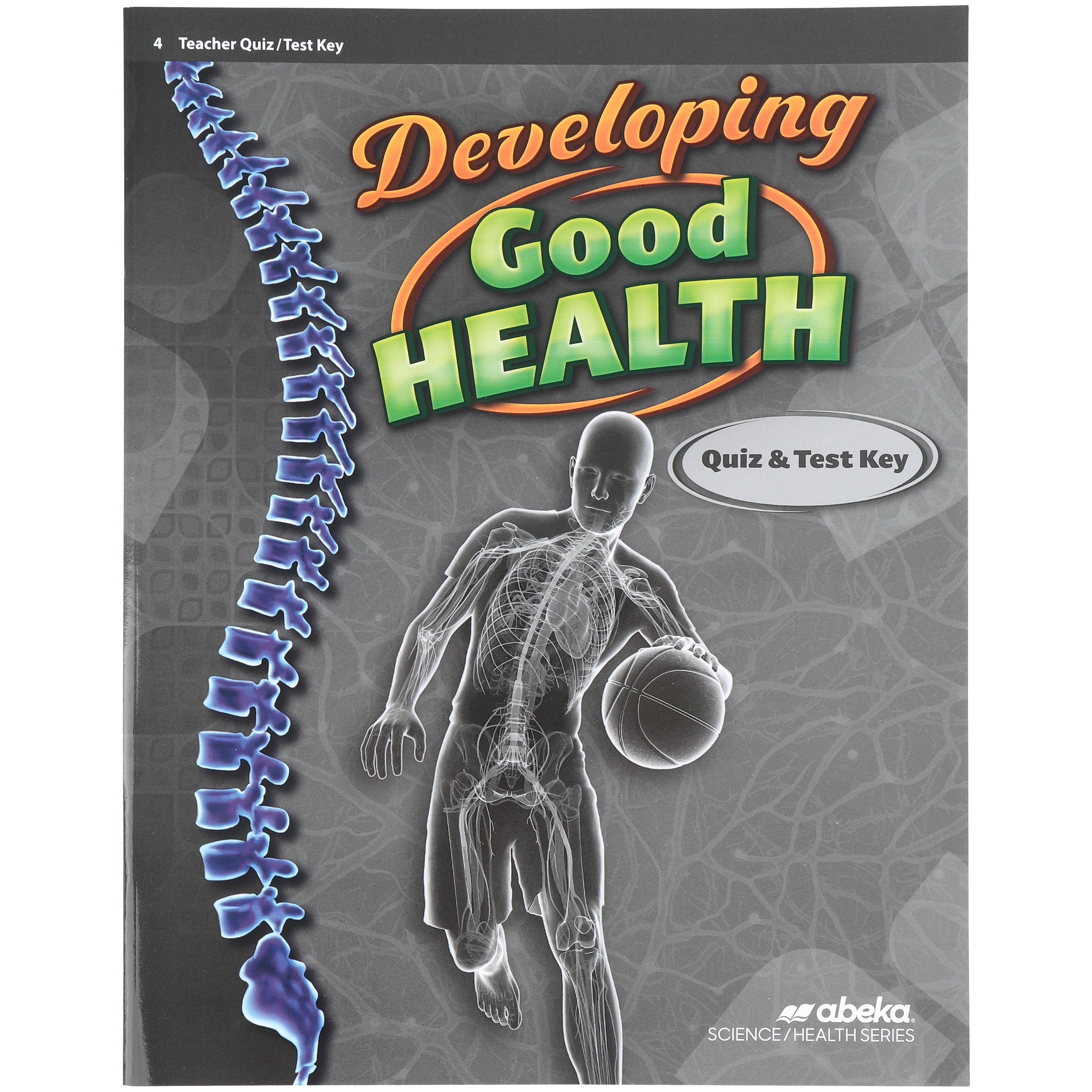 Abeka, Developing Good Health Test Key, 4th Edition, Grade 4 | Mardel ...