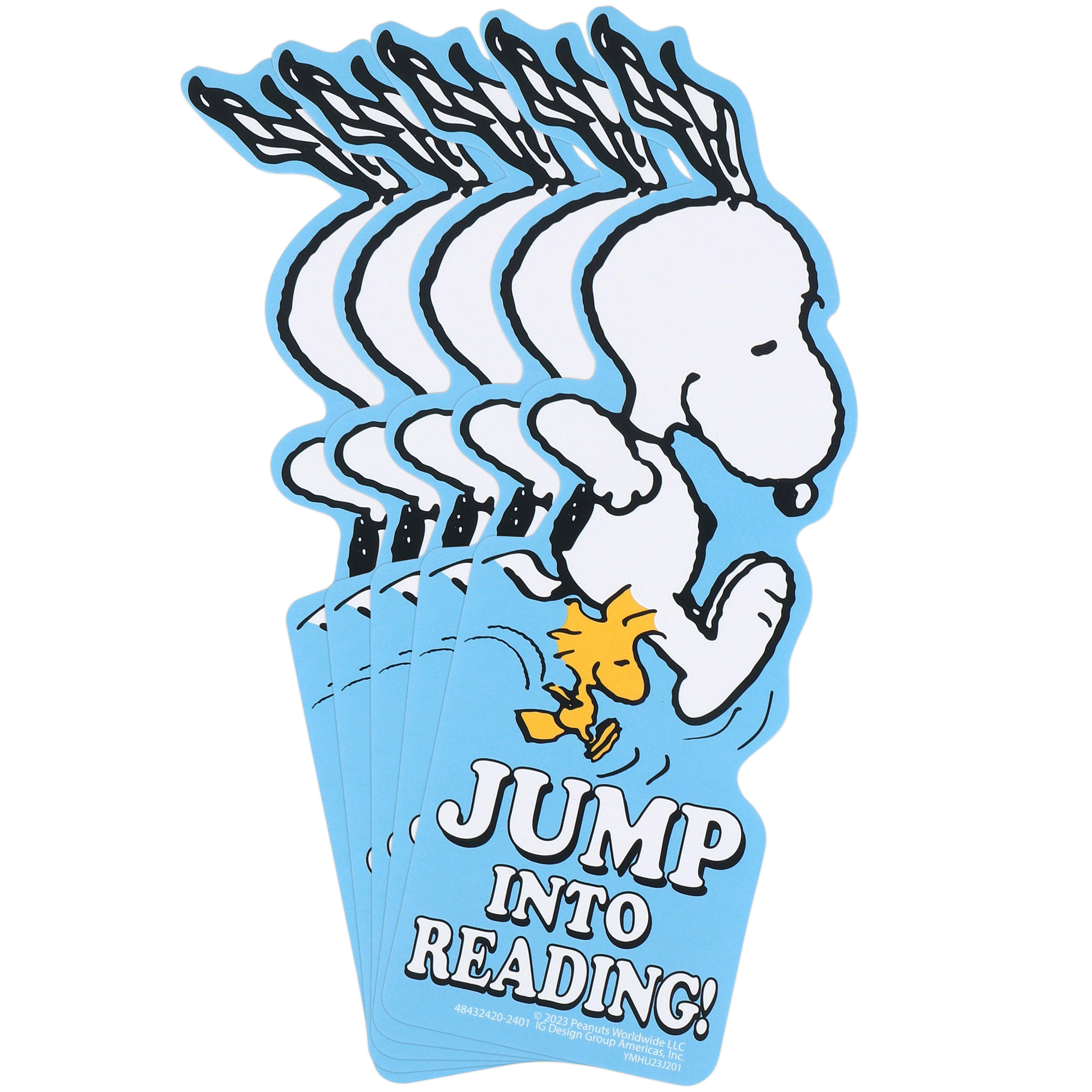 Eureka Paper Magic, Peanuts Jump Into Reading Bookmarks, 36 Count ...
