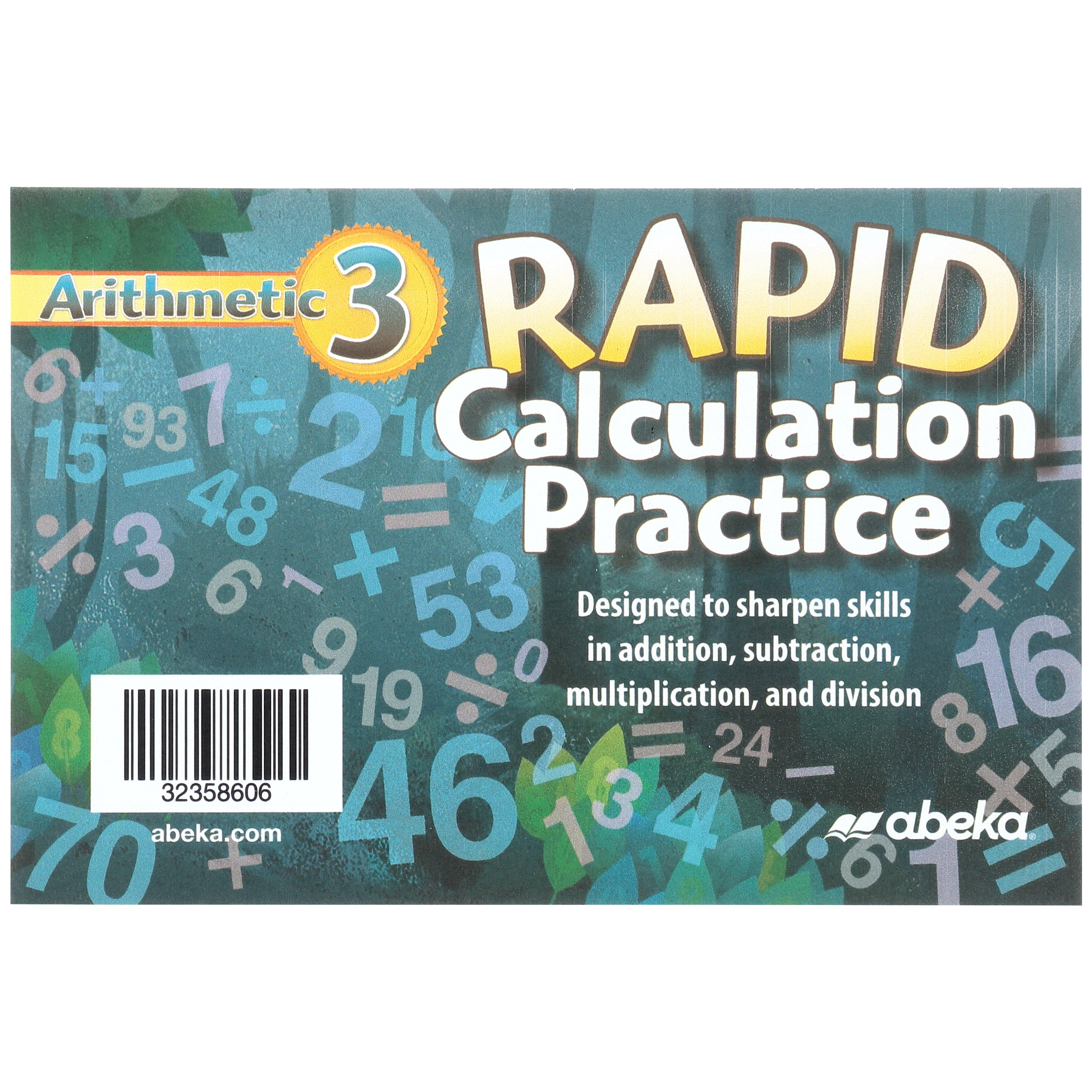 Abeka, Arithmetic 3 Rapid Calculation Practice Flash Cards, Grade 3 ...