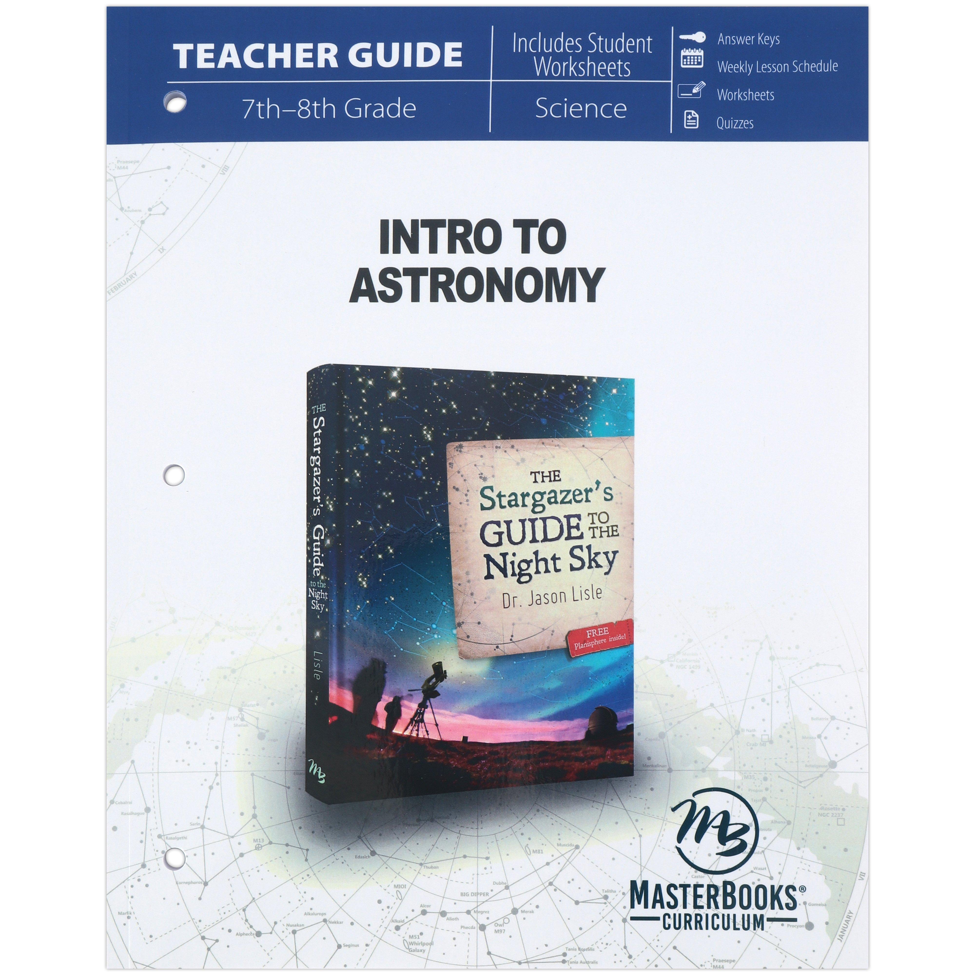 Master Books, Intro to Astronomy Teacher Guide, Grades 7-8 | Mardel ...