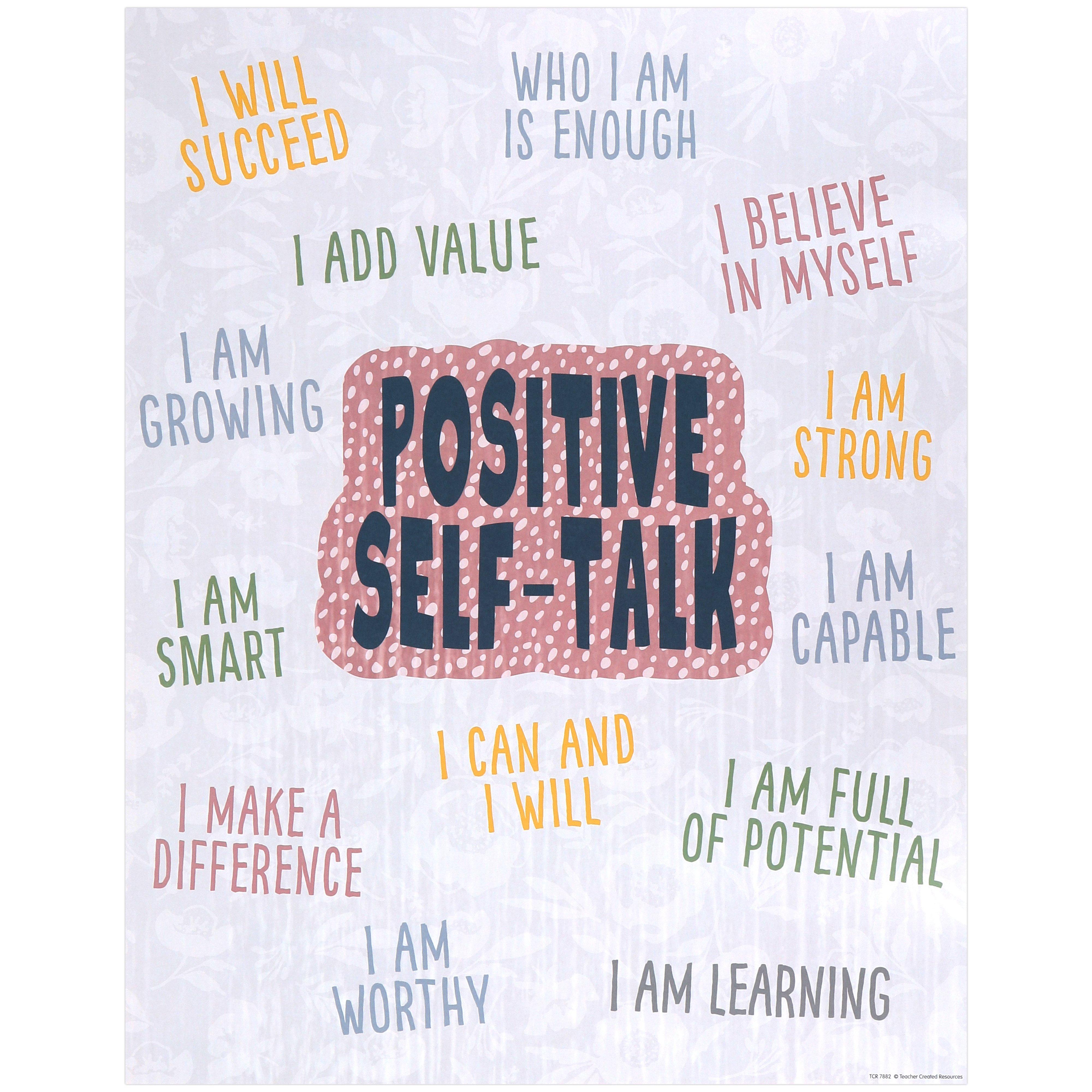 Positive Self Talk Motivational Poster, 17 x 22 inches | Mardel | 4151098