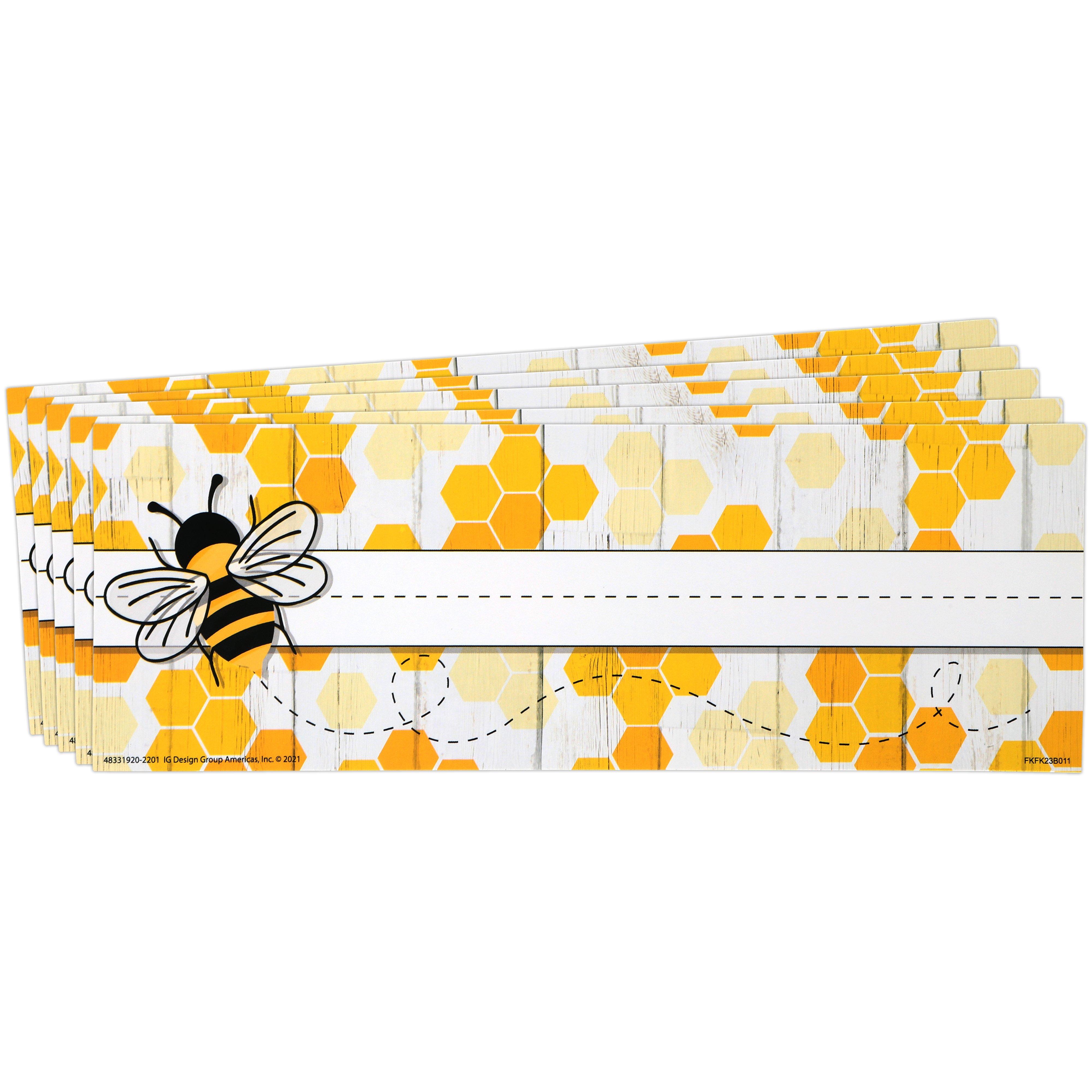 Eureka Paper Magic, Bee Hive Nameplates, 36 Pieces | Mardel | 4151775