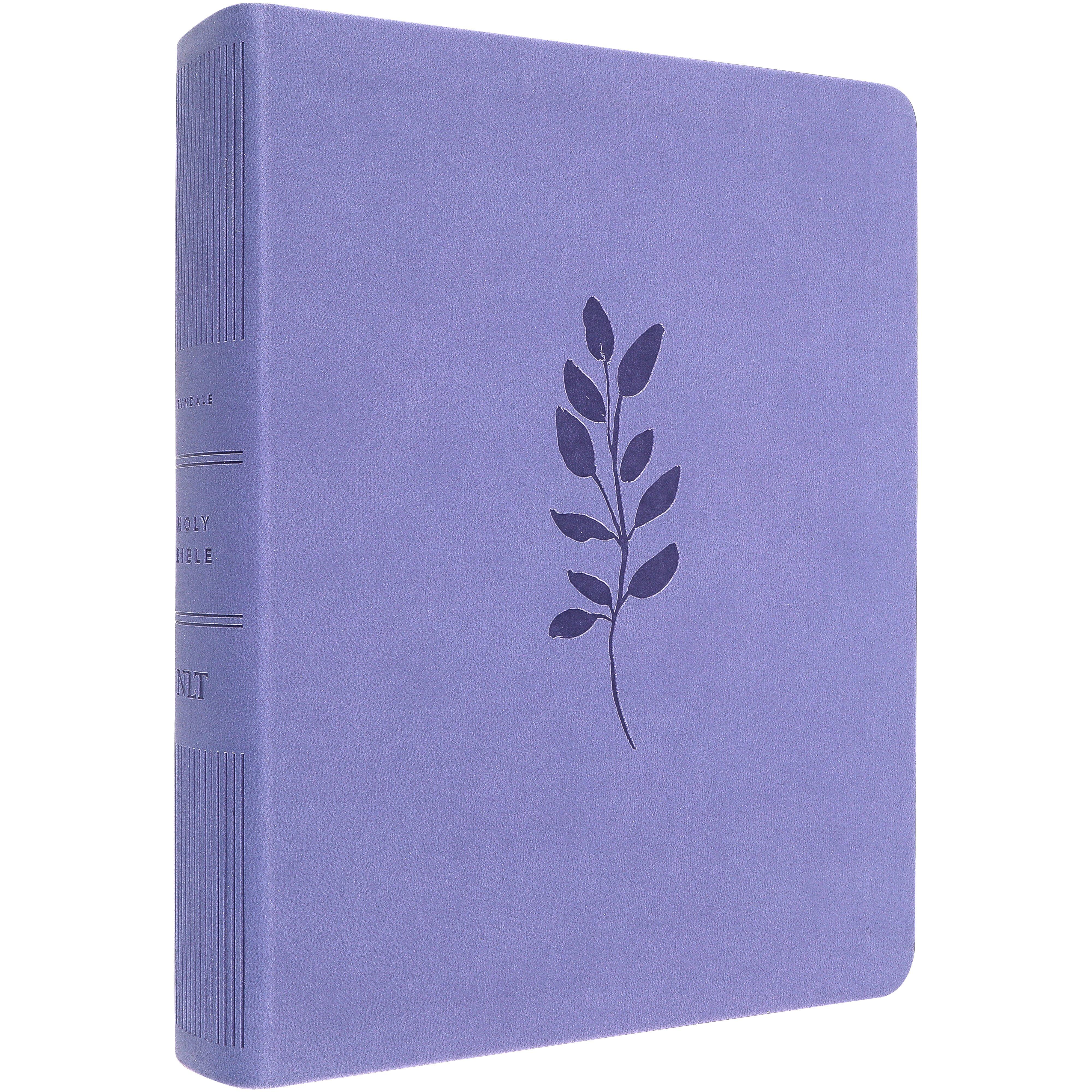NLT Giant Print Premium Value Bible, Filament Enabled, Lavender Vine ...