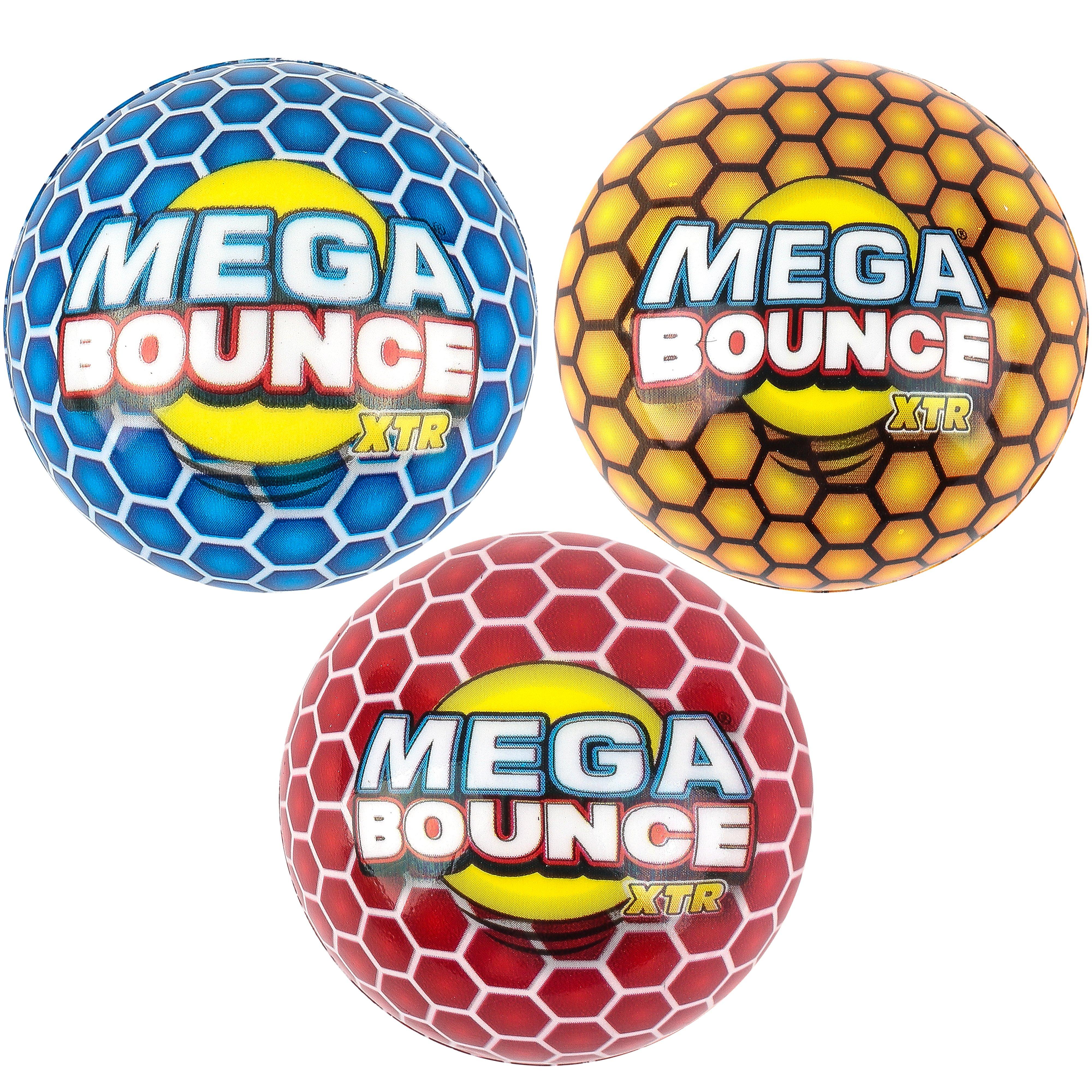 Mega Bounce XTR, The World's Bounciest High Bounce Ball, Assortment ...