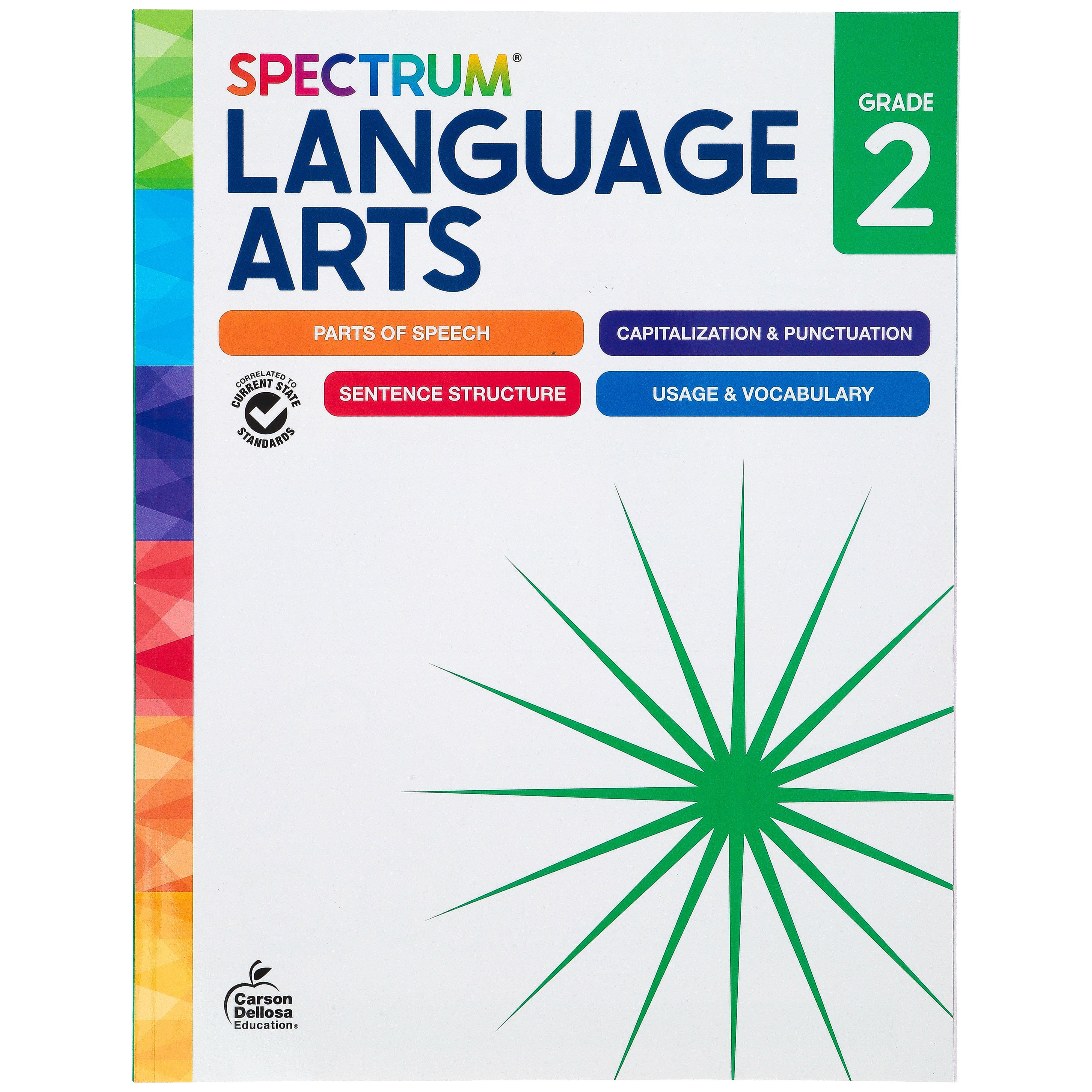 Spectrum Language Arts Workbook: Grade 2 | Mardel | 4191920