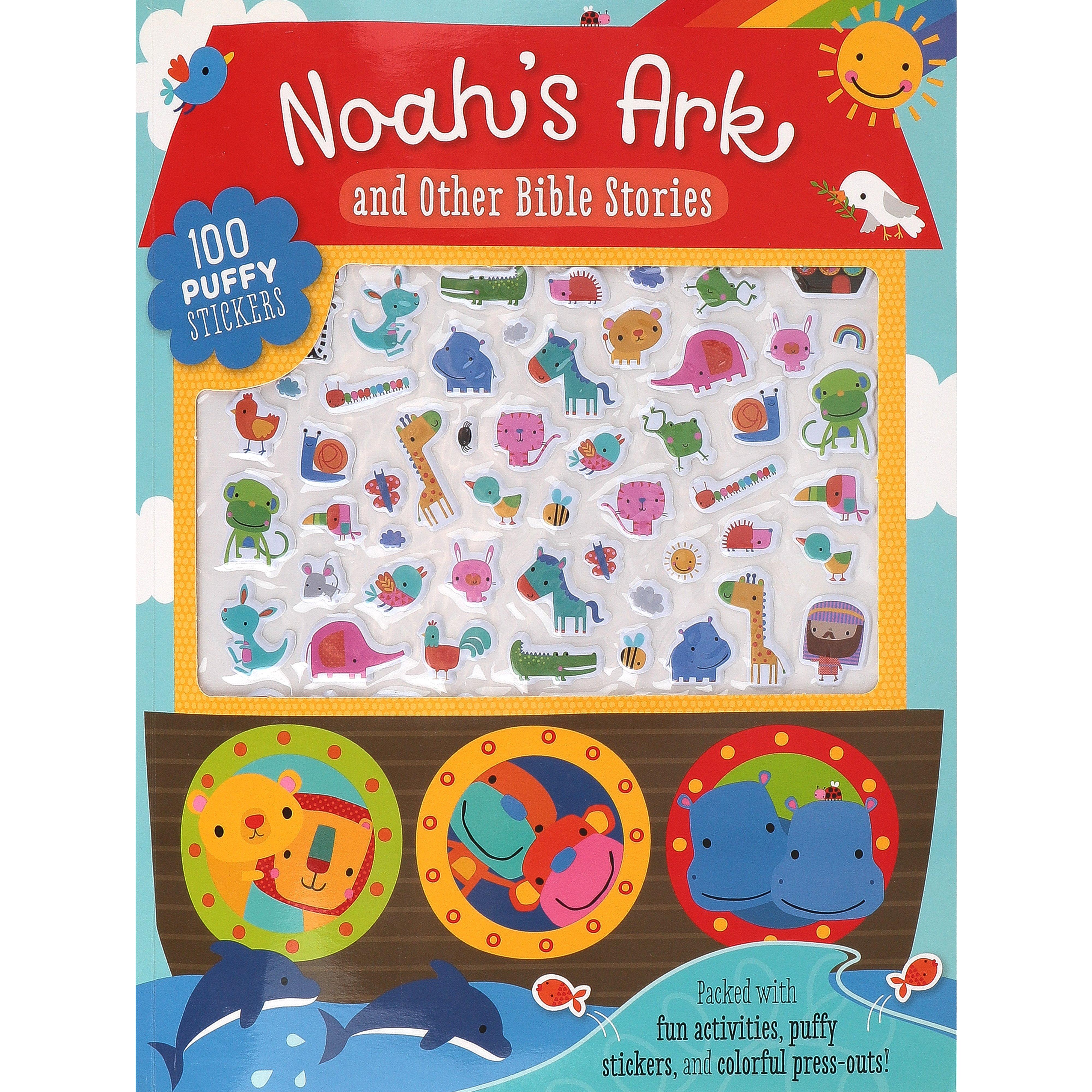 Noah's Ark and Other Bible Stories Activity Book, 54 Pages, Grades 1-2 ...