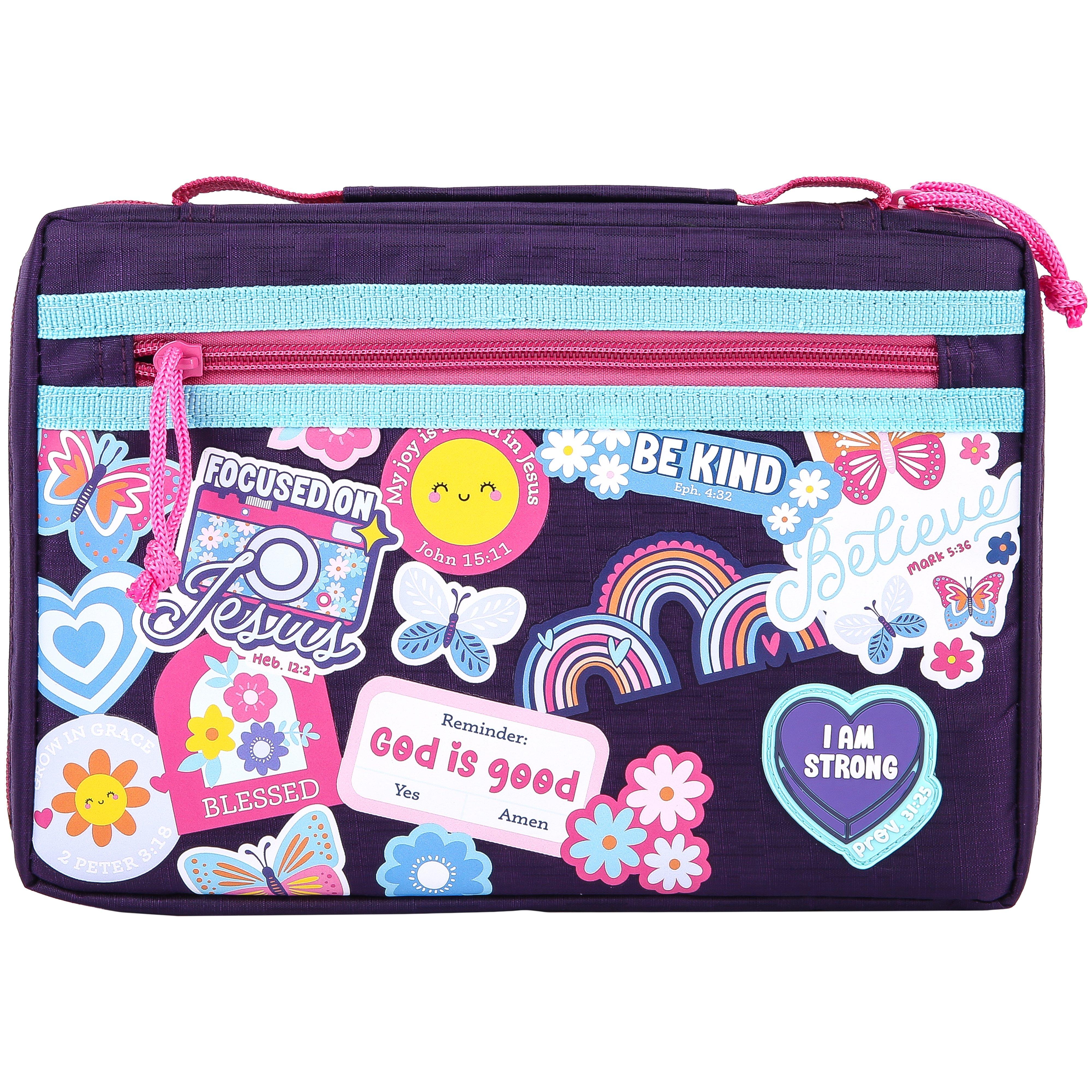 Shine for Jesus Purple Retro Bible Cover, Medium | Mardel | 4223087