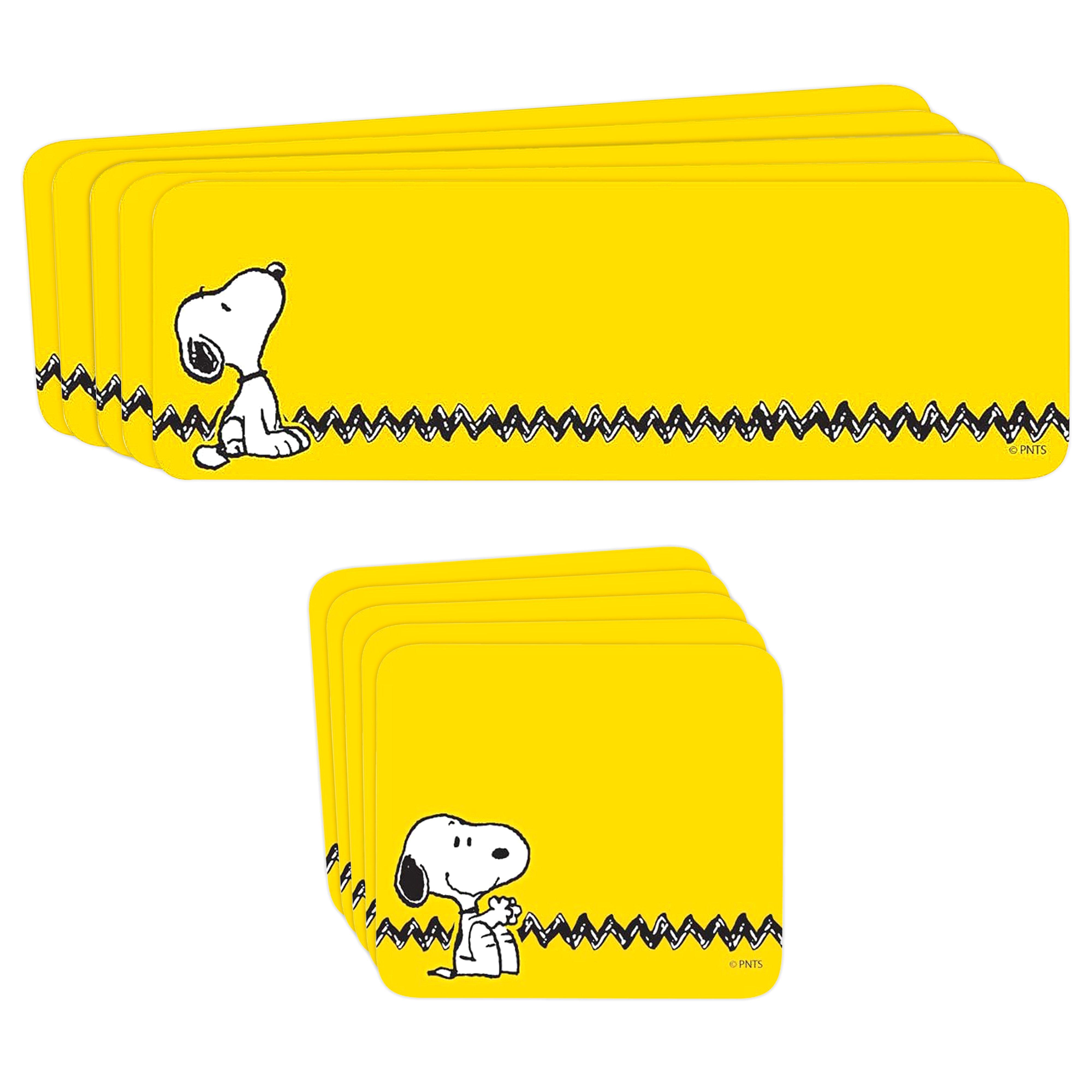 Peanuts Yellow Snoopy Sticker Name Tags, 56 Count | Mardel | 4225553