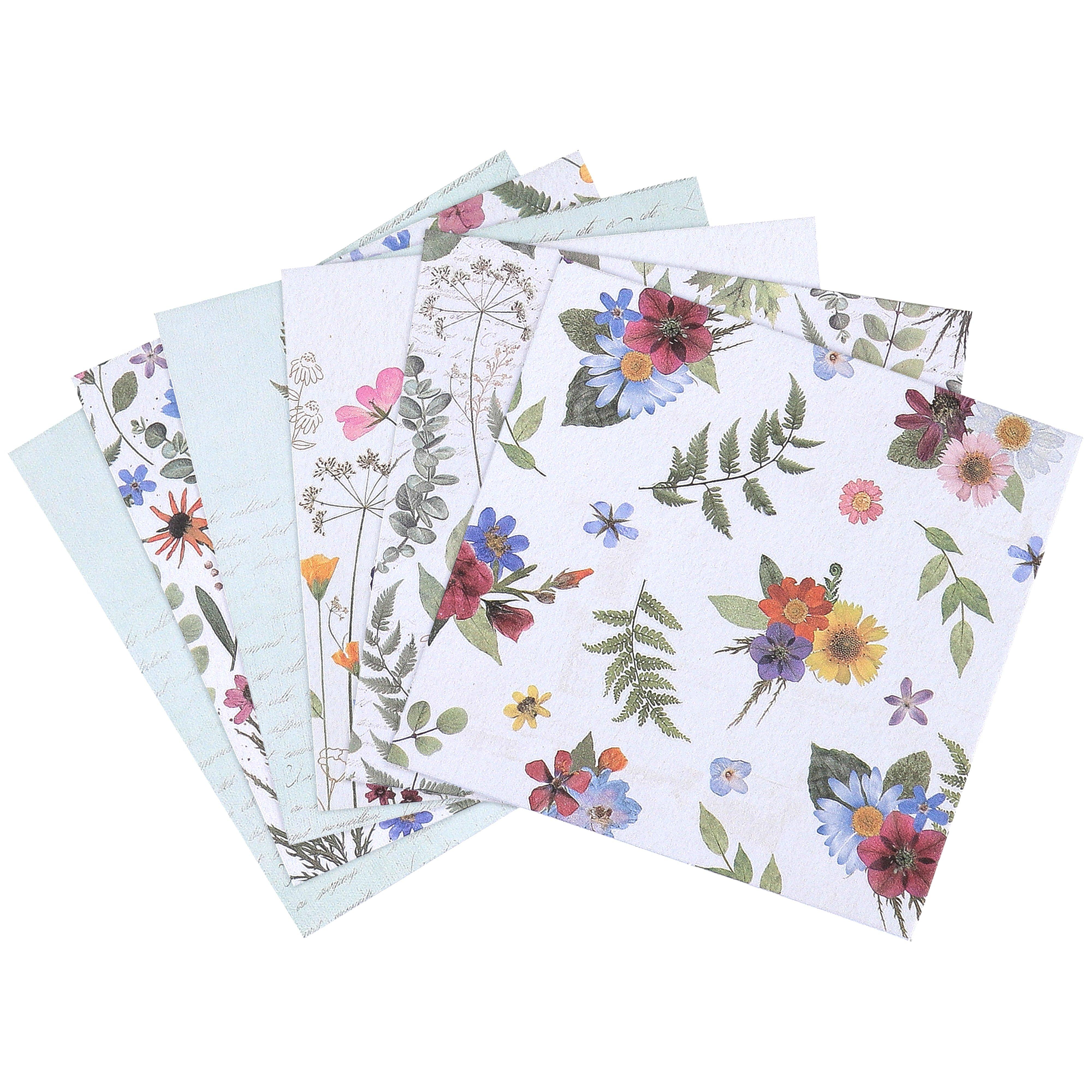 Pressed Floral Assorted Note Cards & Envelopes | Mardel | 4230876