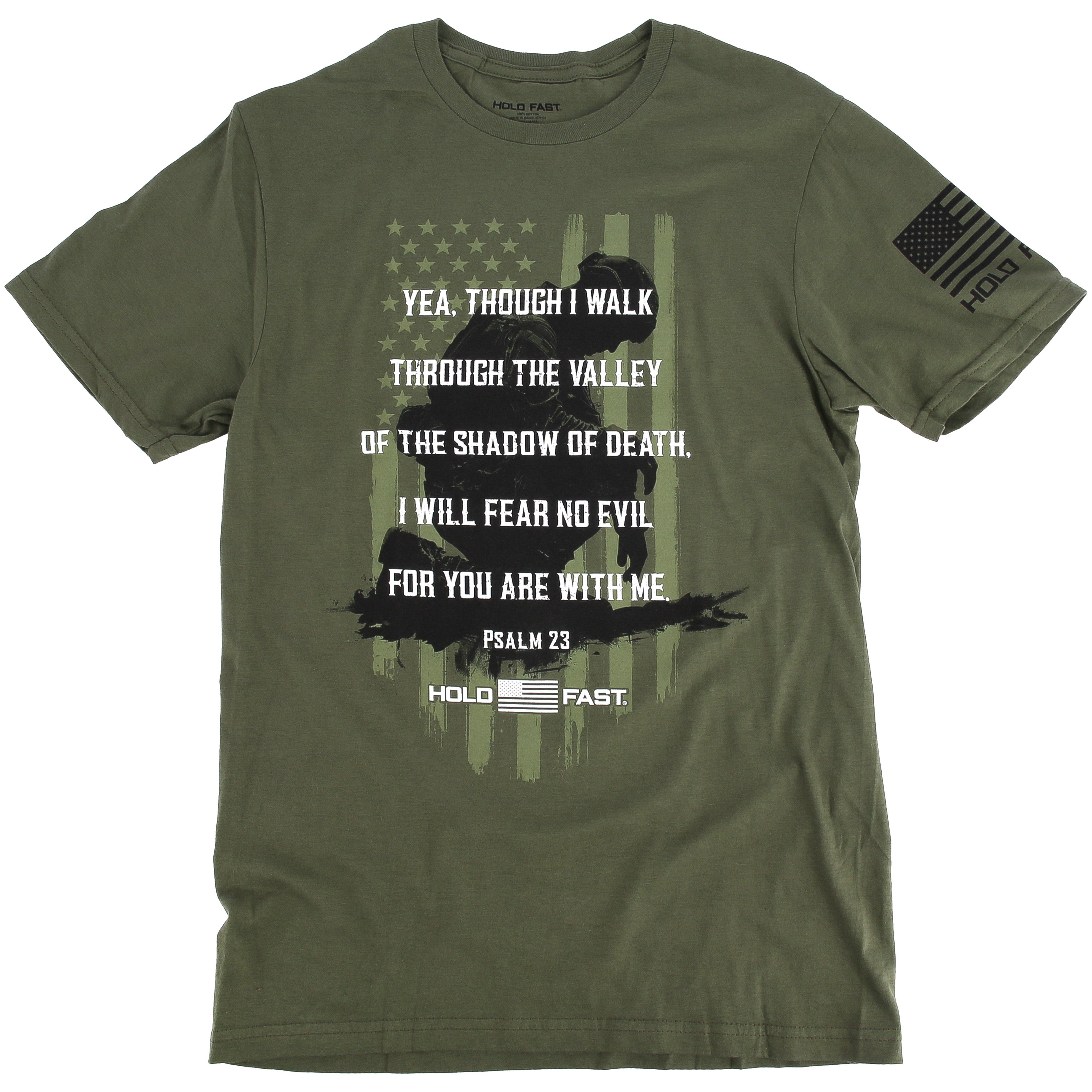 Hold Fast Psalm 23 Military T-Shirt, S-3XL | Mardel | 4247599