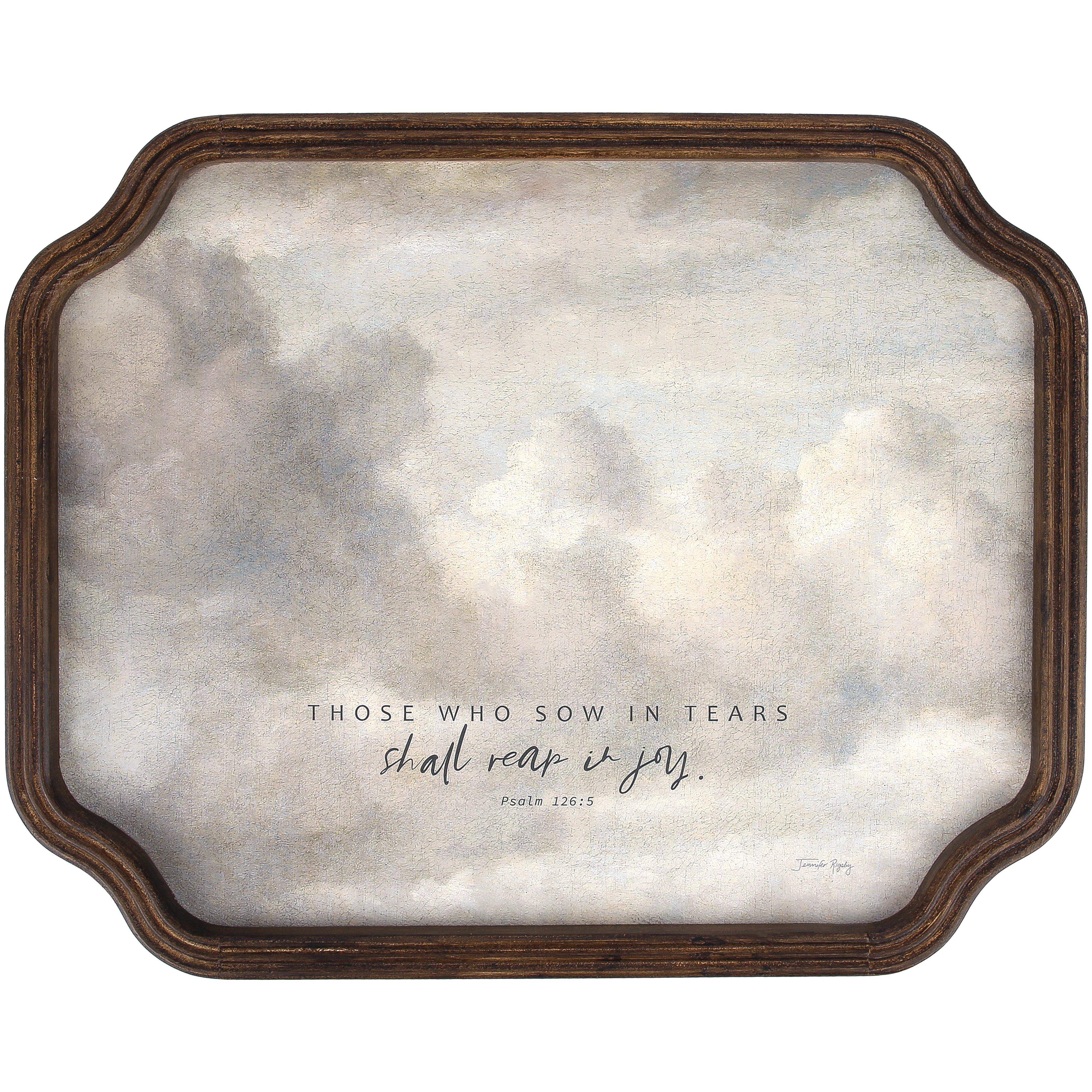 Psalm 126:5 Reap in Joy Moody Clouds Painting, by Renewing Faith, 20 x ...