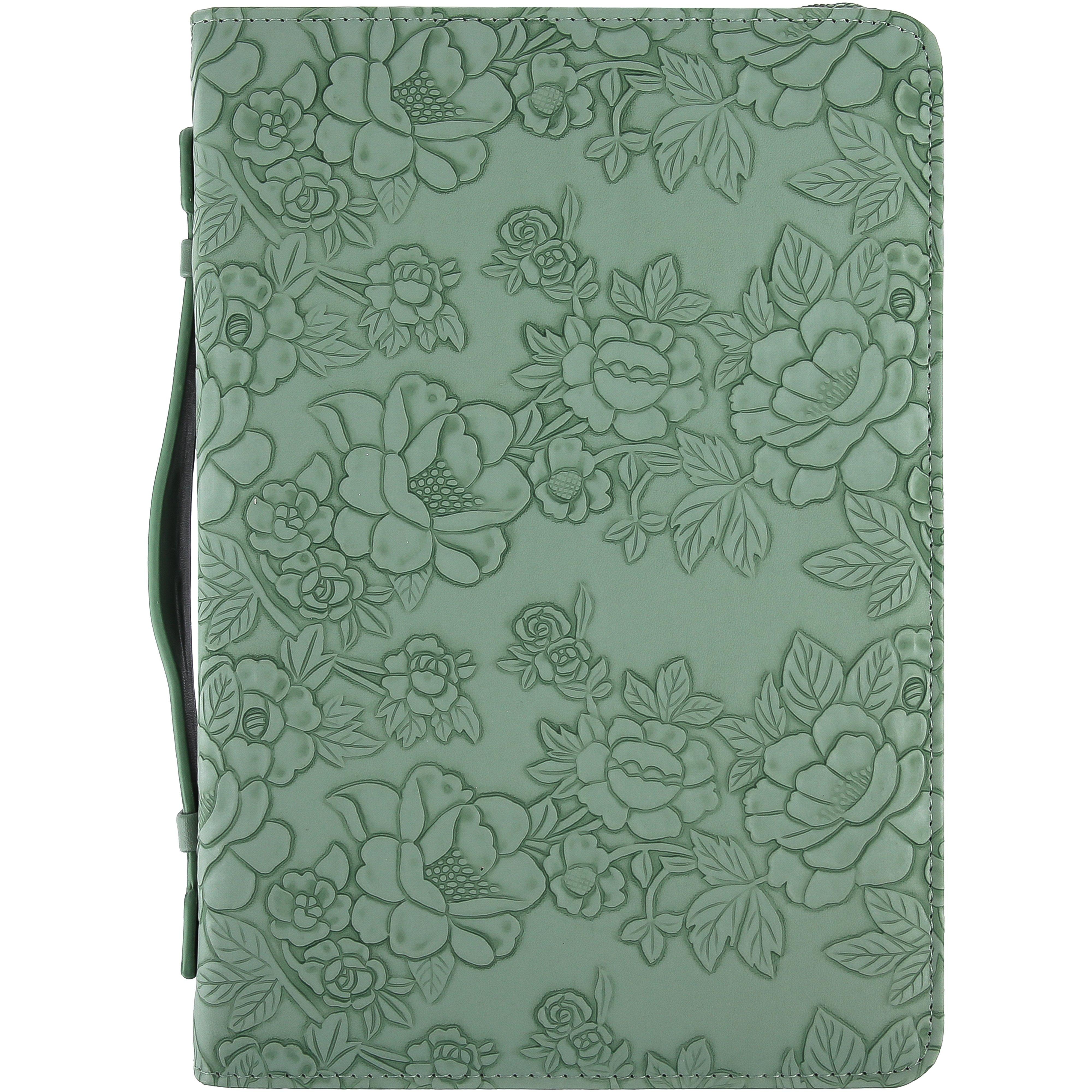 Floral Green Sculpted Bible Cover, XL | Mardel | 4262002