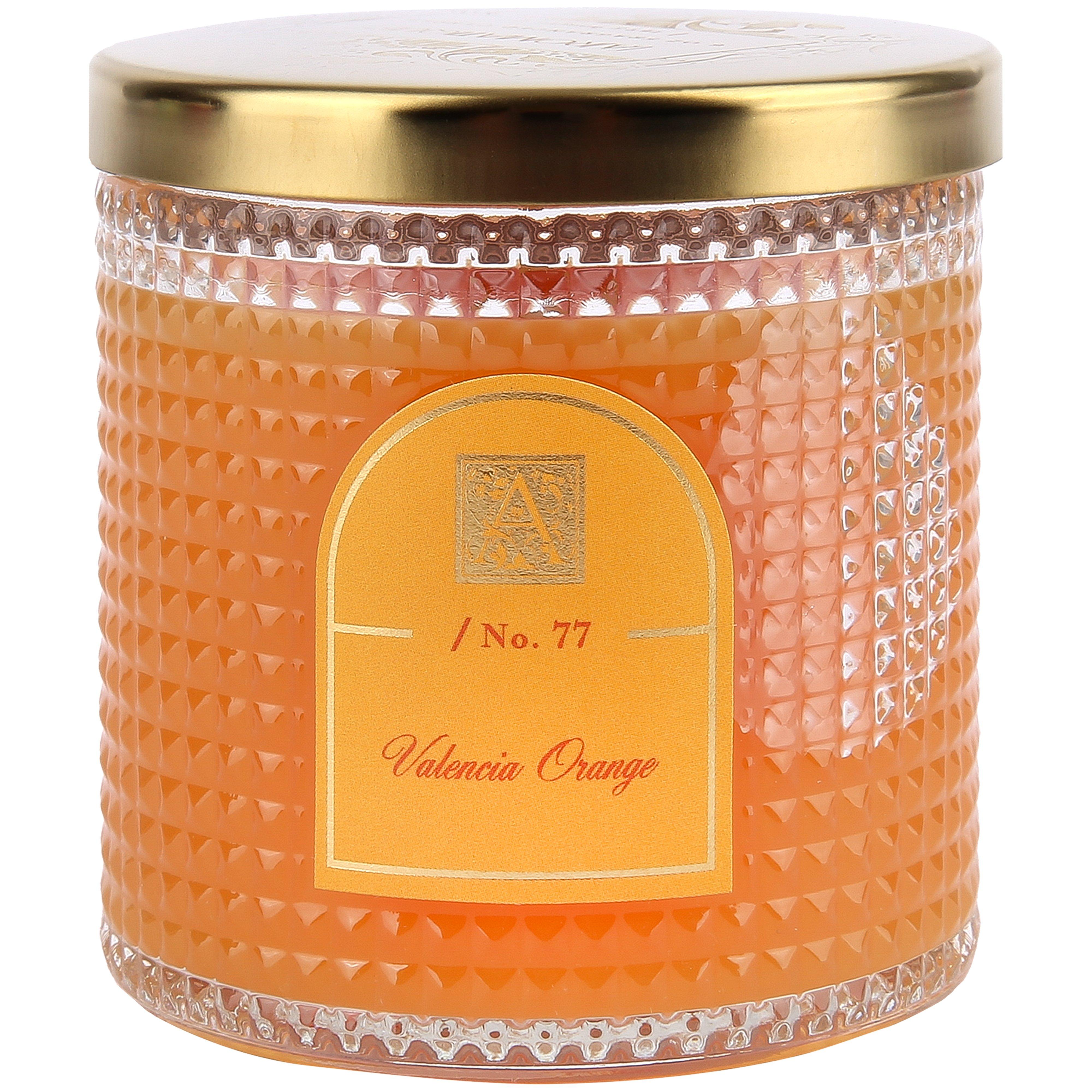 Valencia Orange Textured Glass Candle, by Aromatique, 6 ounces | Mardel ...