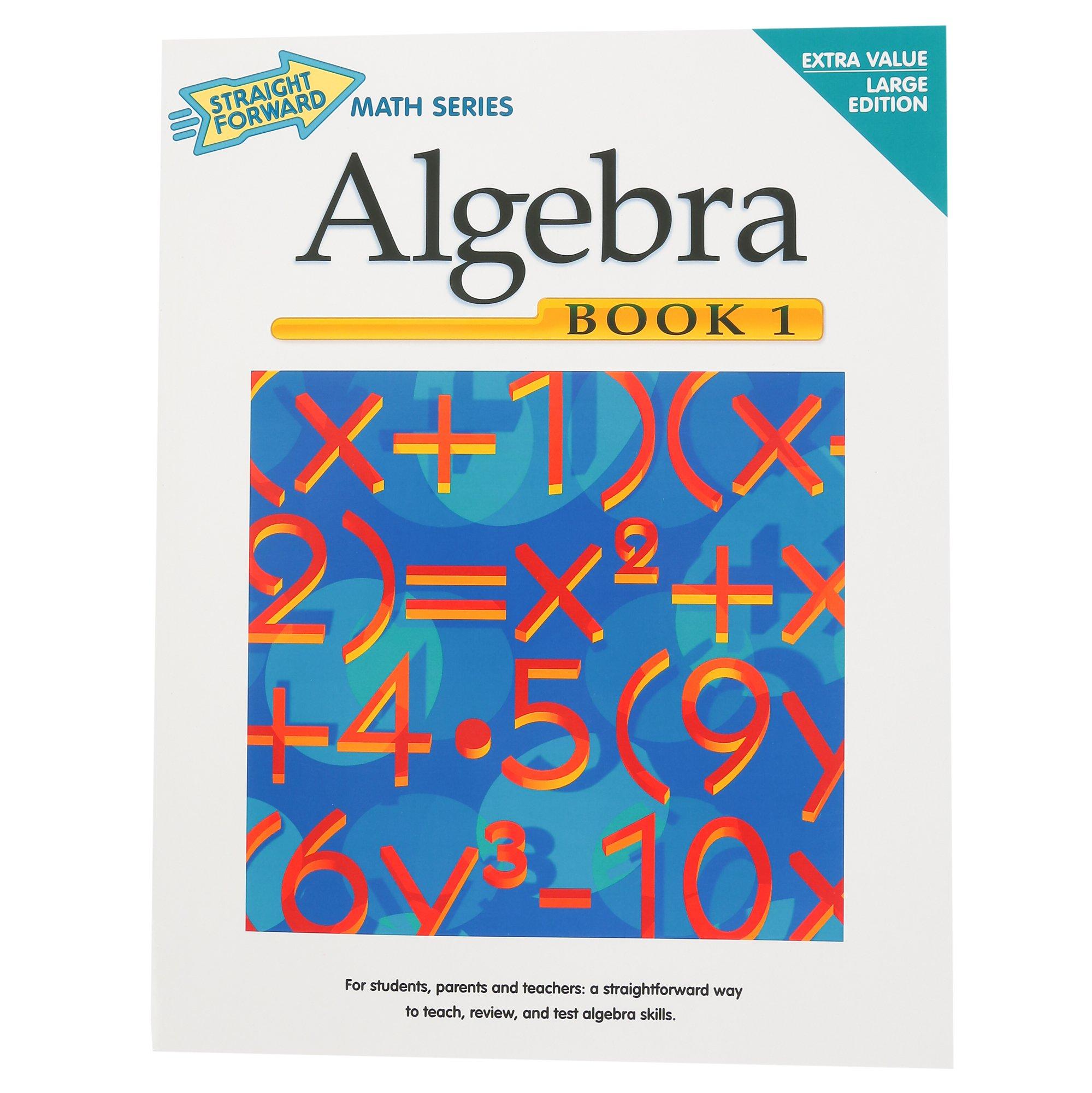 Algebra Book 1 Straight Forward Math Workbook, Grades 7 to 12 | Mardel ...