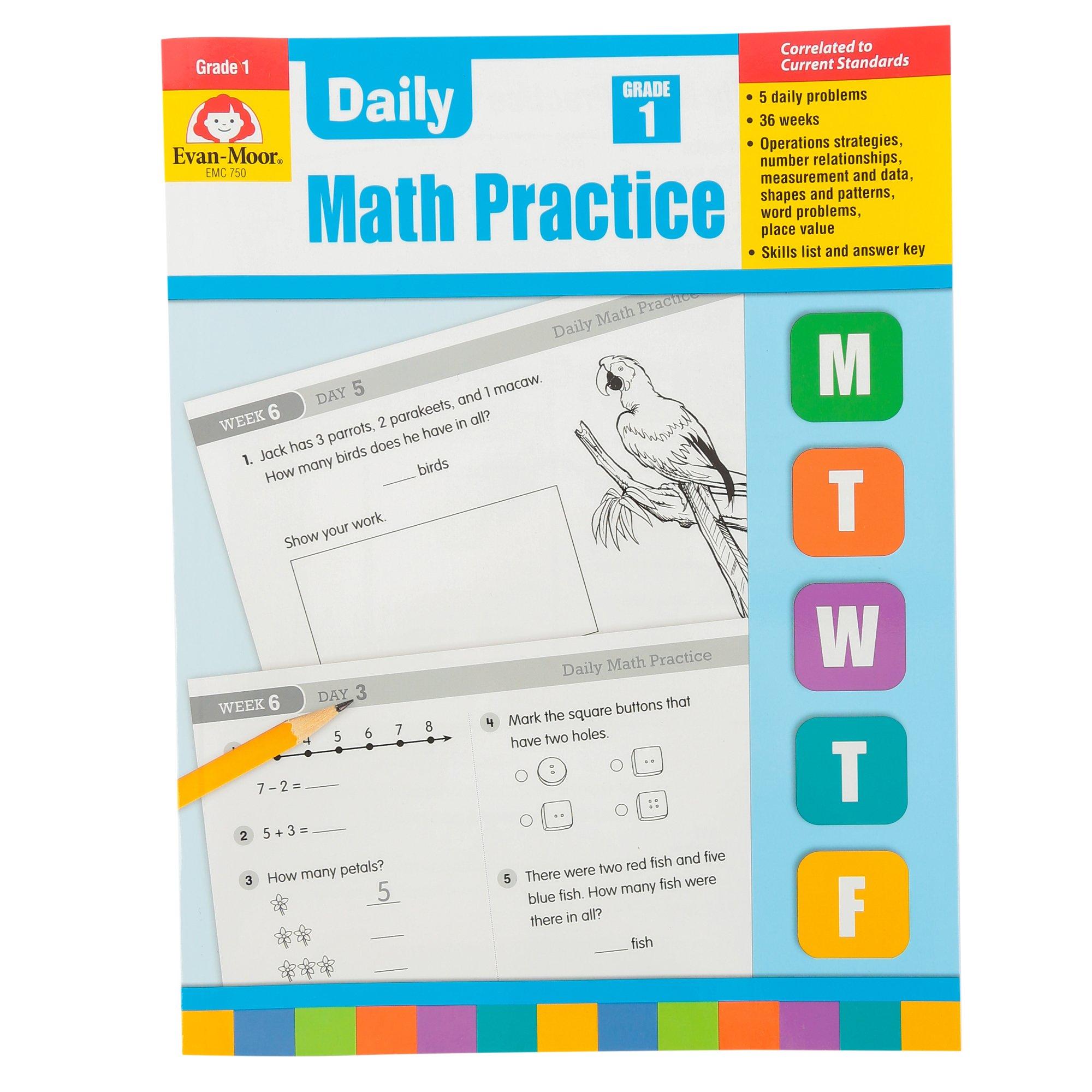Daily Math Practice Teacher's Edition, 128 Pages, Grade 1 | Mardel | 797332
