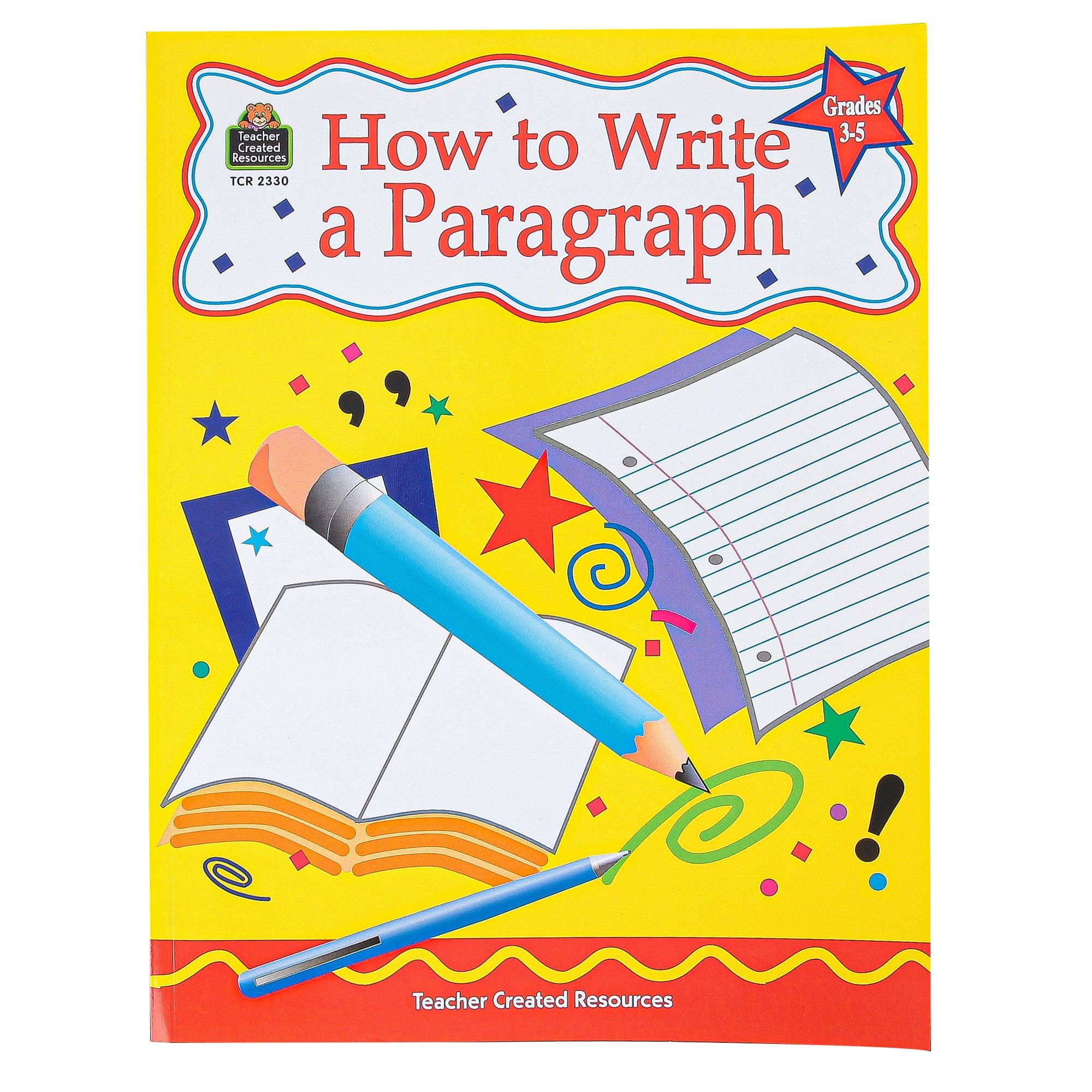 How to Write a Paragraph Reproducible Workbook, Grades 3 to 5 | Mardel ...