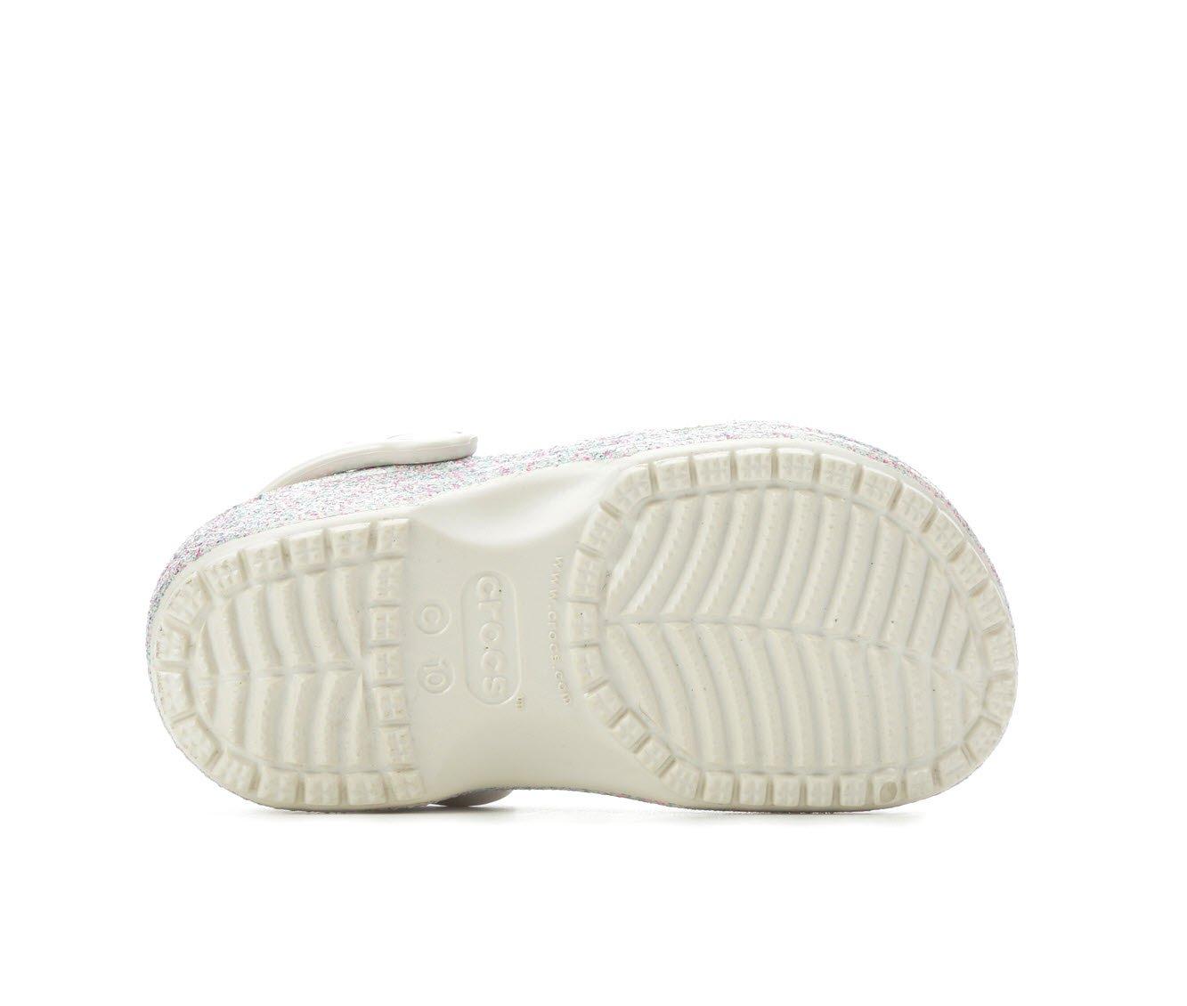 Girls' Crocs Little Kid & Big Kid Classic Glitter 2 Clogs | Shoe Station