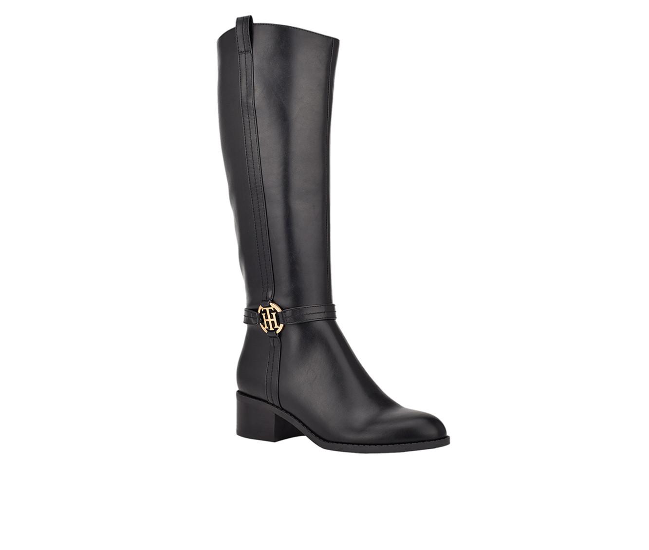 Tommy hilfiger wide calf riding boots store