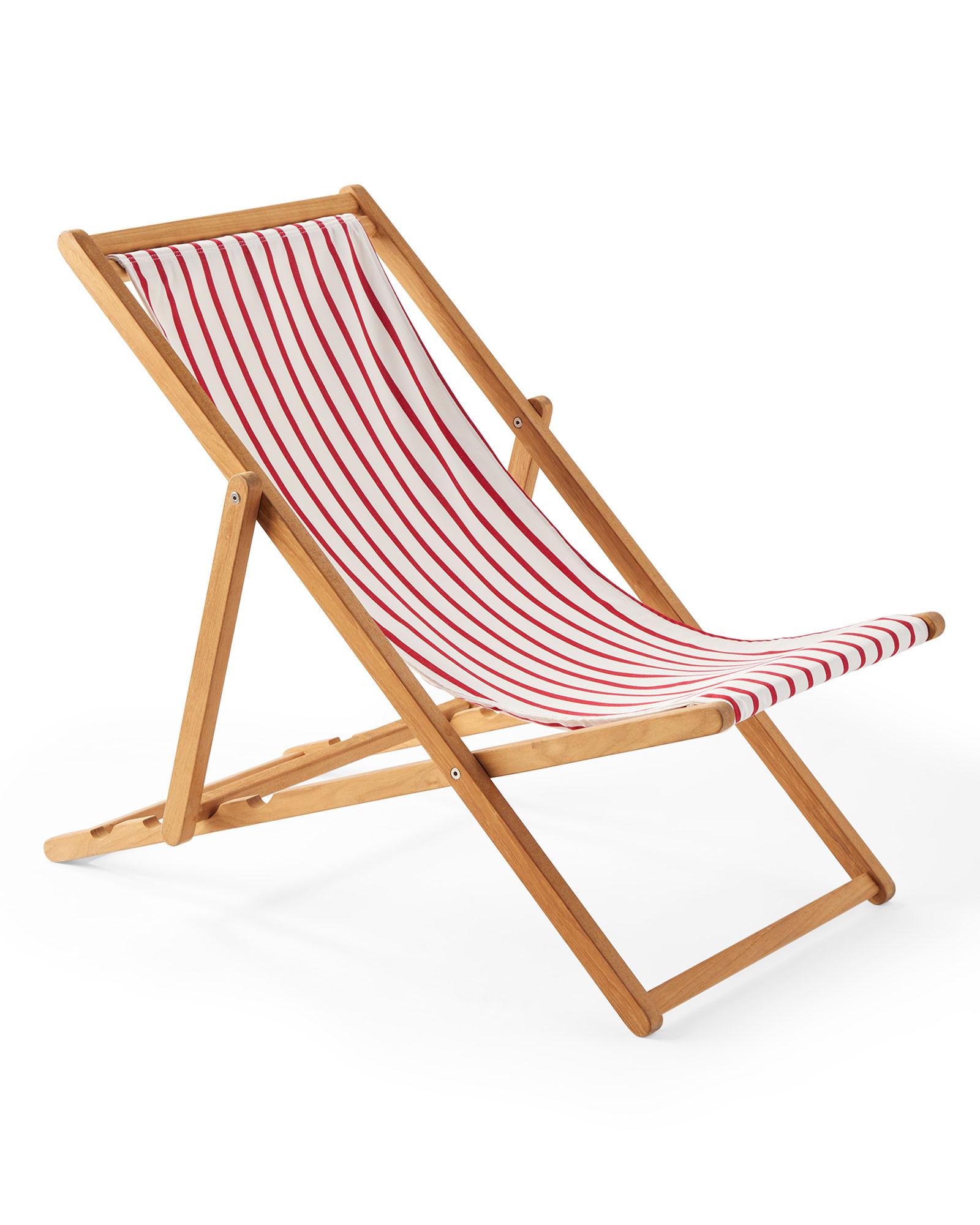 Fabric Only - Teak Sling Chair | Serena and Lily