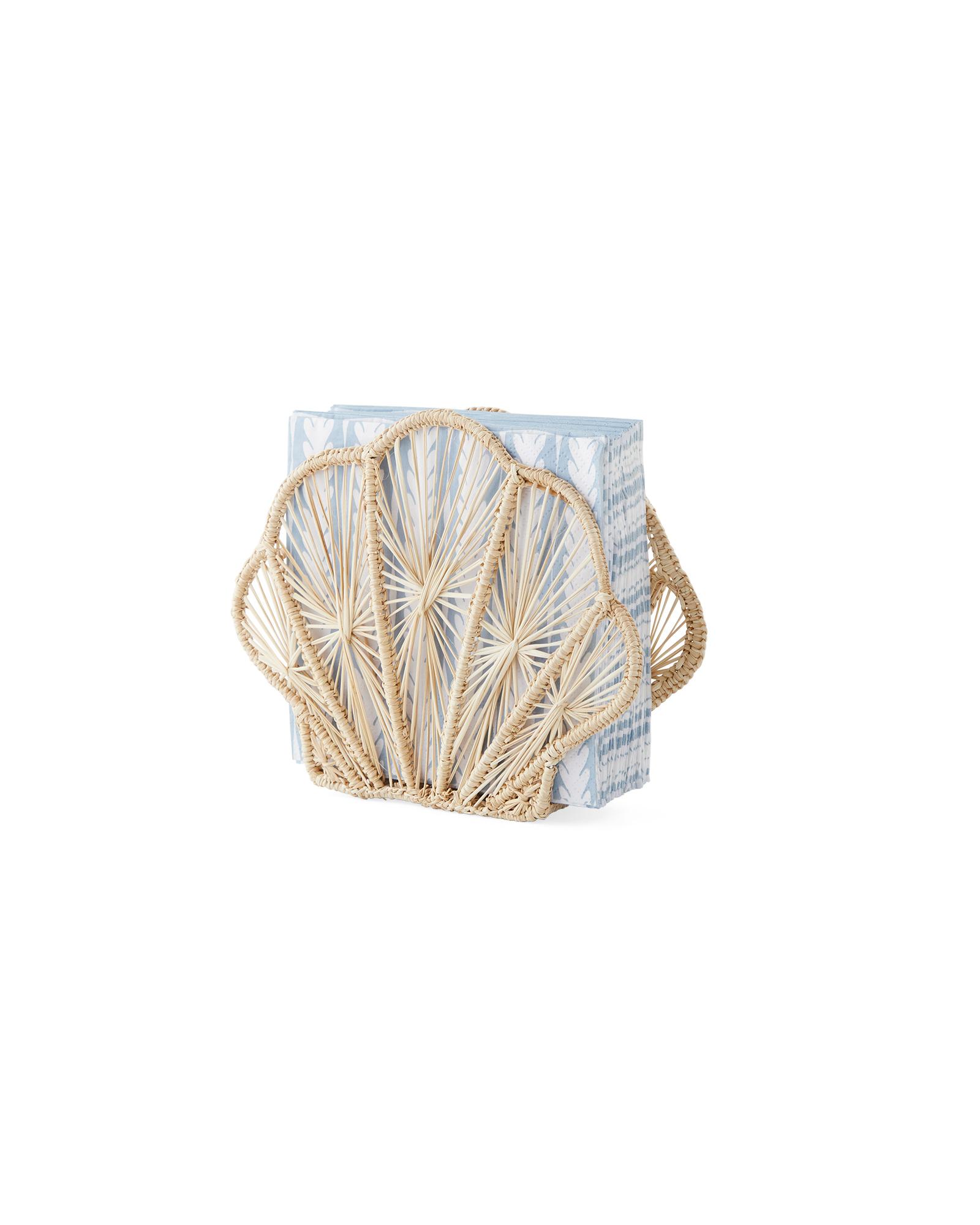 Seashell napkin holder store