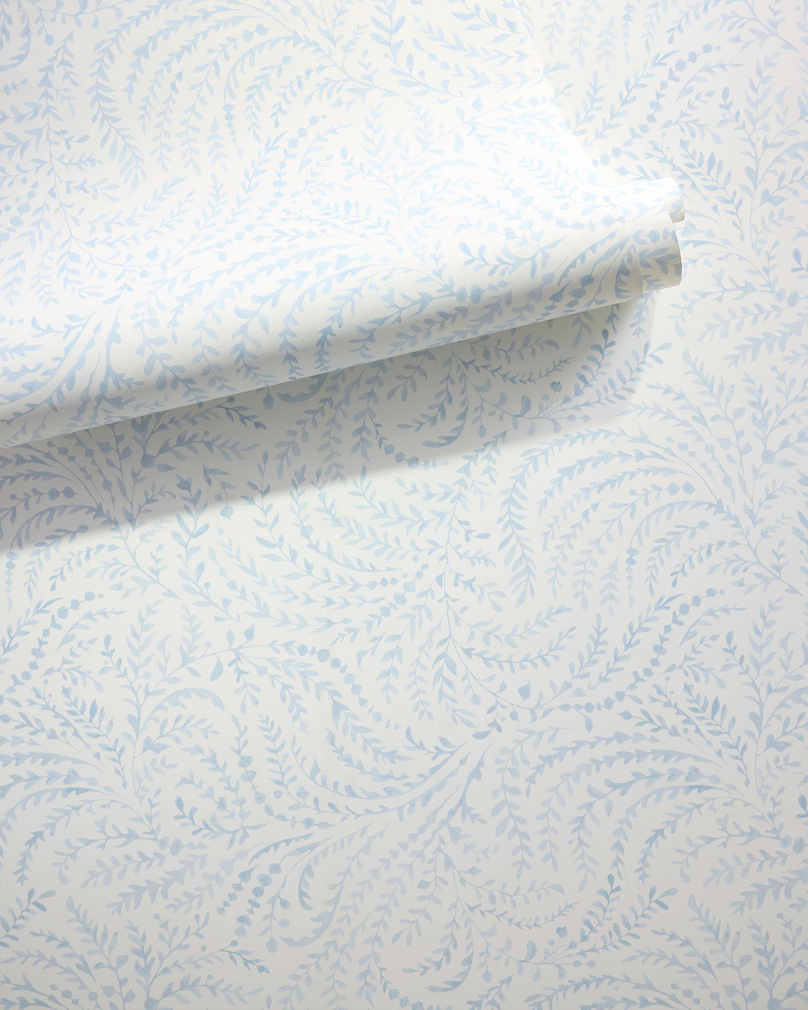 Priano Wallpaper in Sky/White