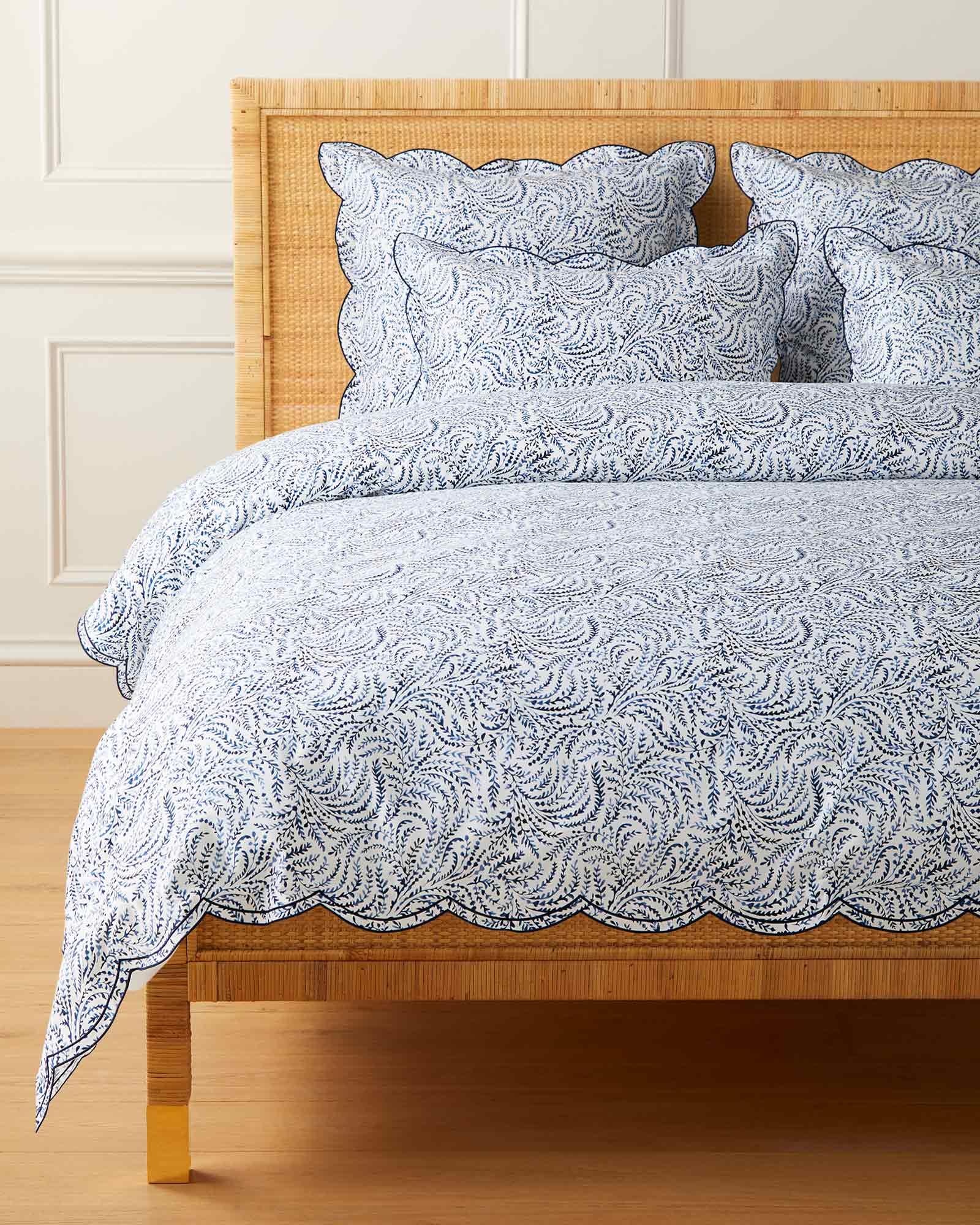 Priano Sateen Duvet Cover | Serena and Lily