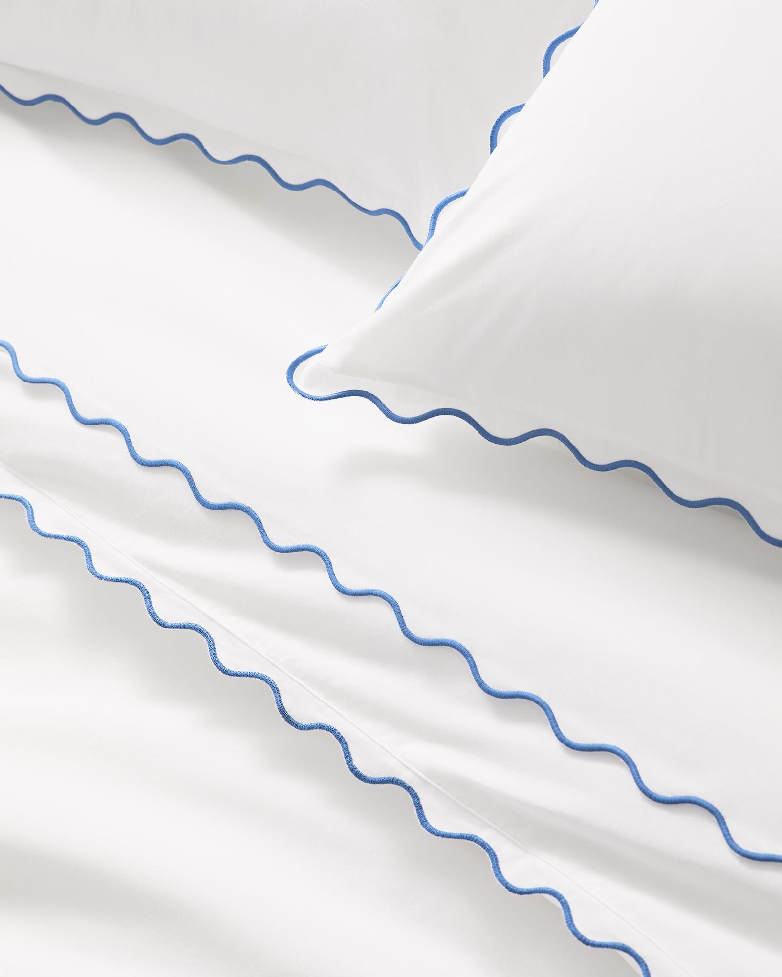 Wave Percale Bedding Bundle | Serena and Lily