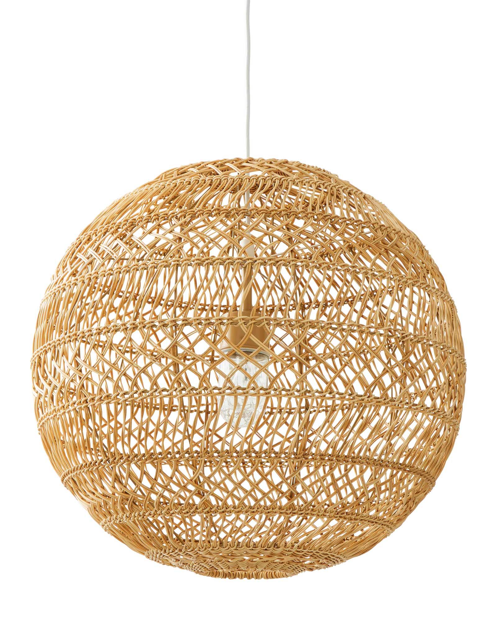 Summerland Outdoor Round Pendant | Serena and Lily
