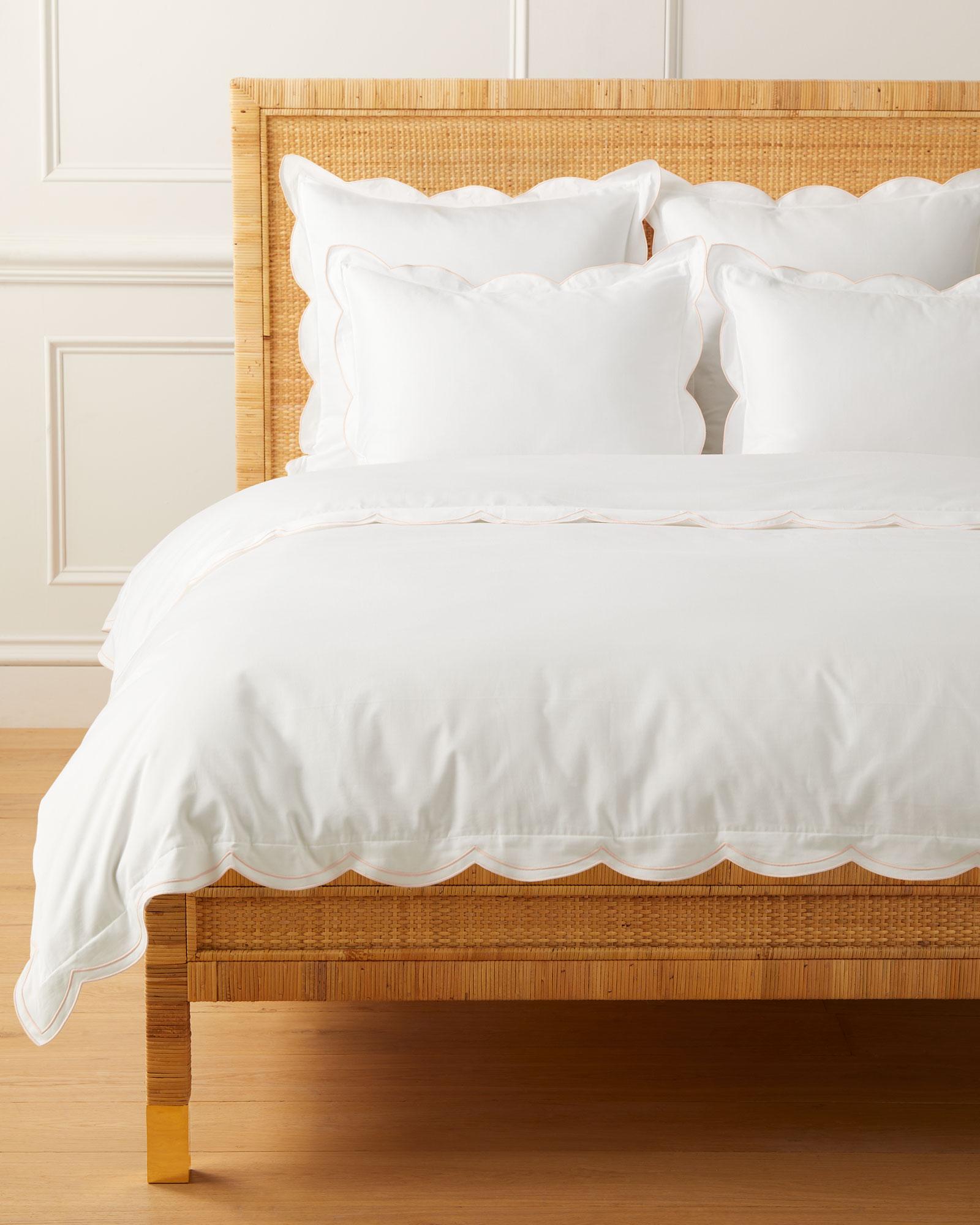 Scallop Sateen Bedding Bundle | Serena and Lily