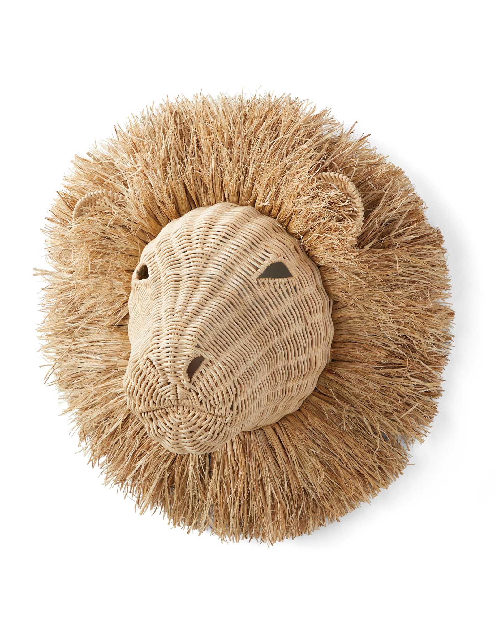 Wicker Animal Head | Serena and Lily