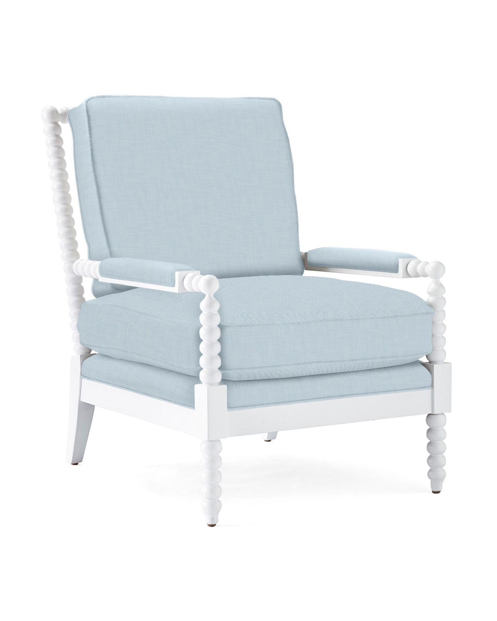 Beckett Chair - White | Serena and Lily