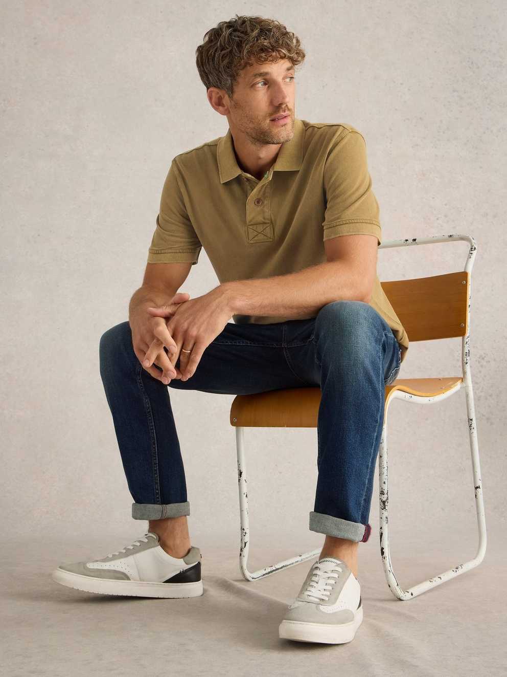 Men's Polo Tops | Striped & Plain Polo Shirts | White Stuff | White Stuff