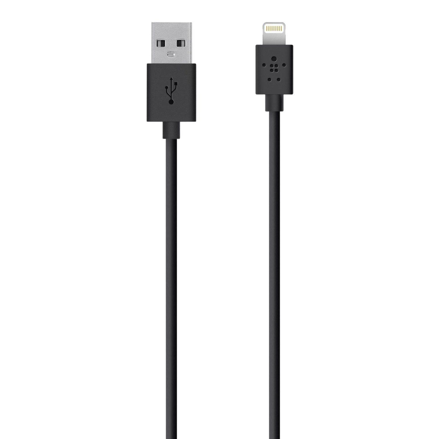 Belkin Lightning Sync/Charge 2M Cable Black + Belkin Lightning Sync/Charge 2M Cable White Price ...