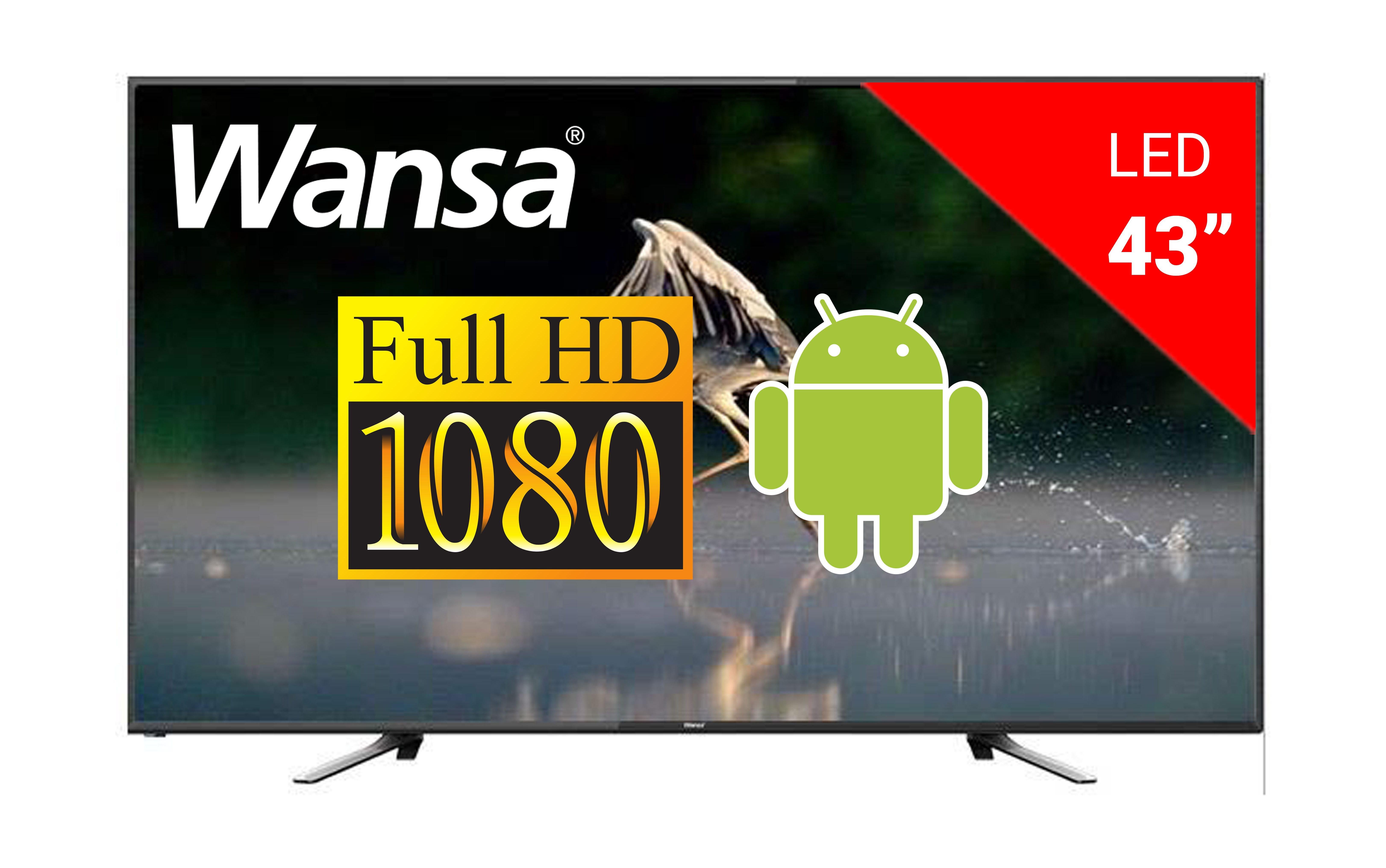 Wansa 43-inch Full HD (1080p) Smart LED TV + Wansa 5.1Ch 185W Bluetooth ...
