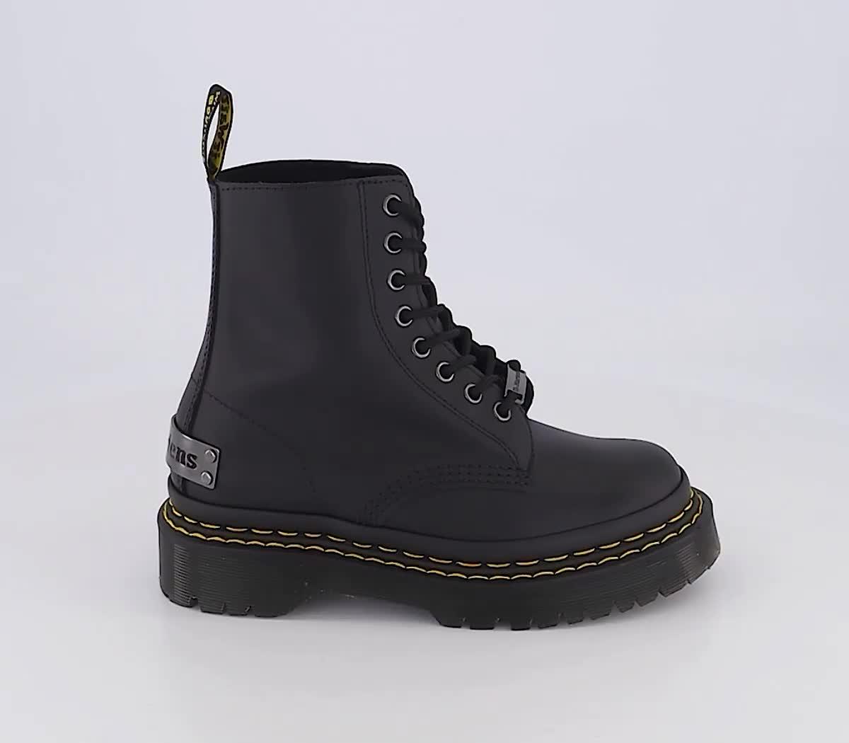 Dr. Martens 1460 Bex Ds Pltd Boots Black Backhand Women s Ankle Boots