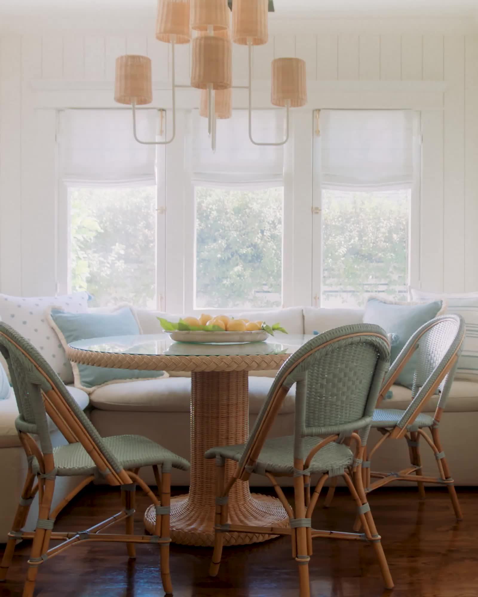 Coastal Blue Riviera Dining Chair